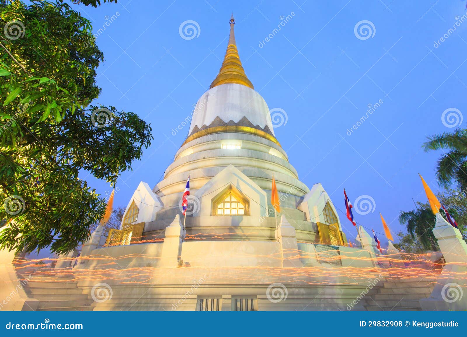 Magha Puja day stock photo. Image of architecture, people - 29832908