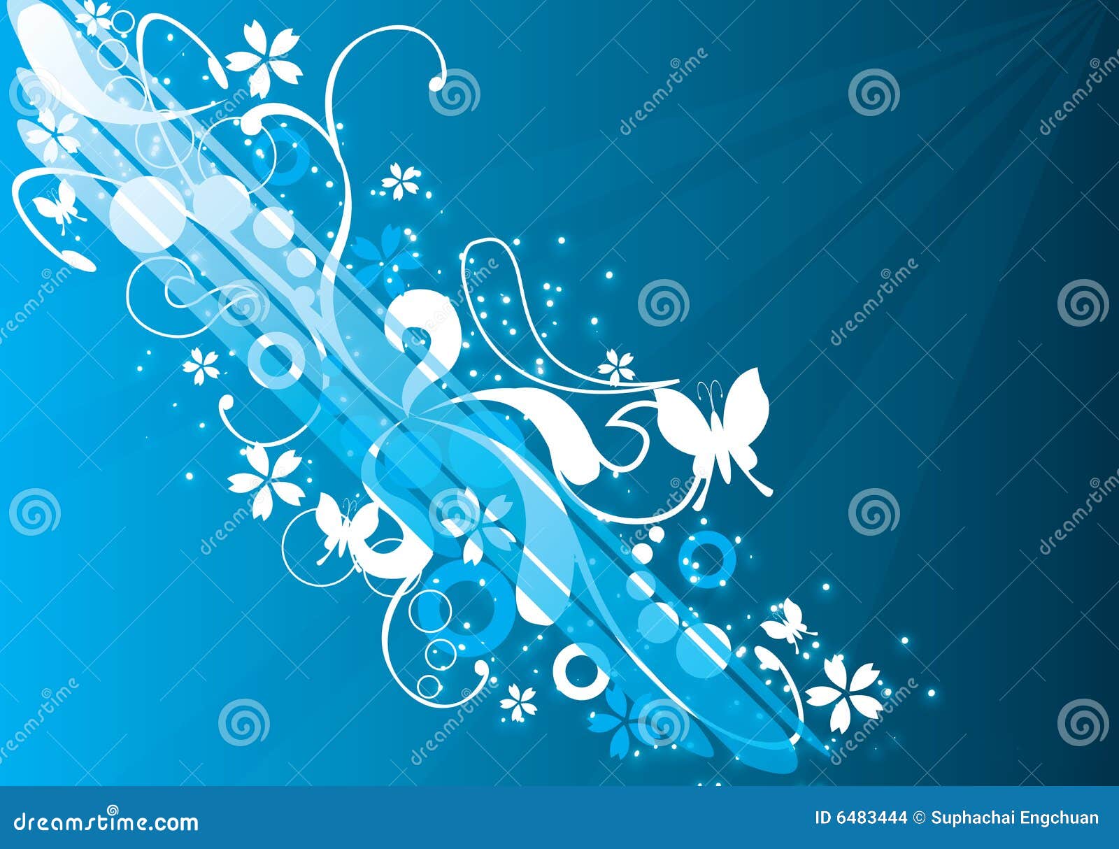 Magia azul stock de ilustración. Ilustración de vida, magia - 6483444