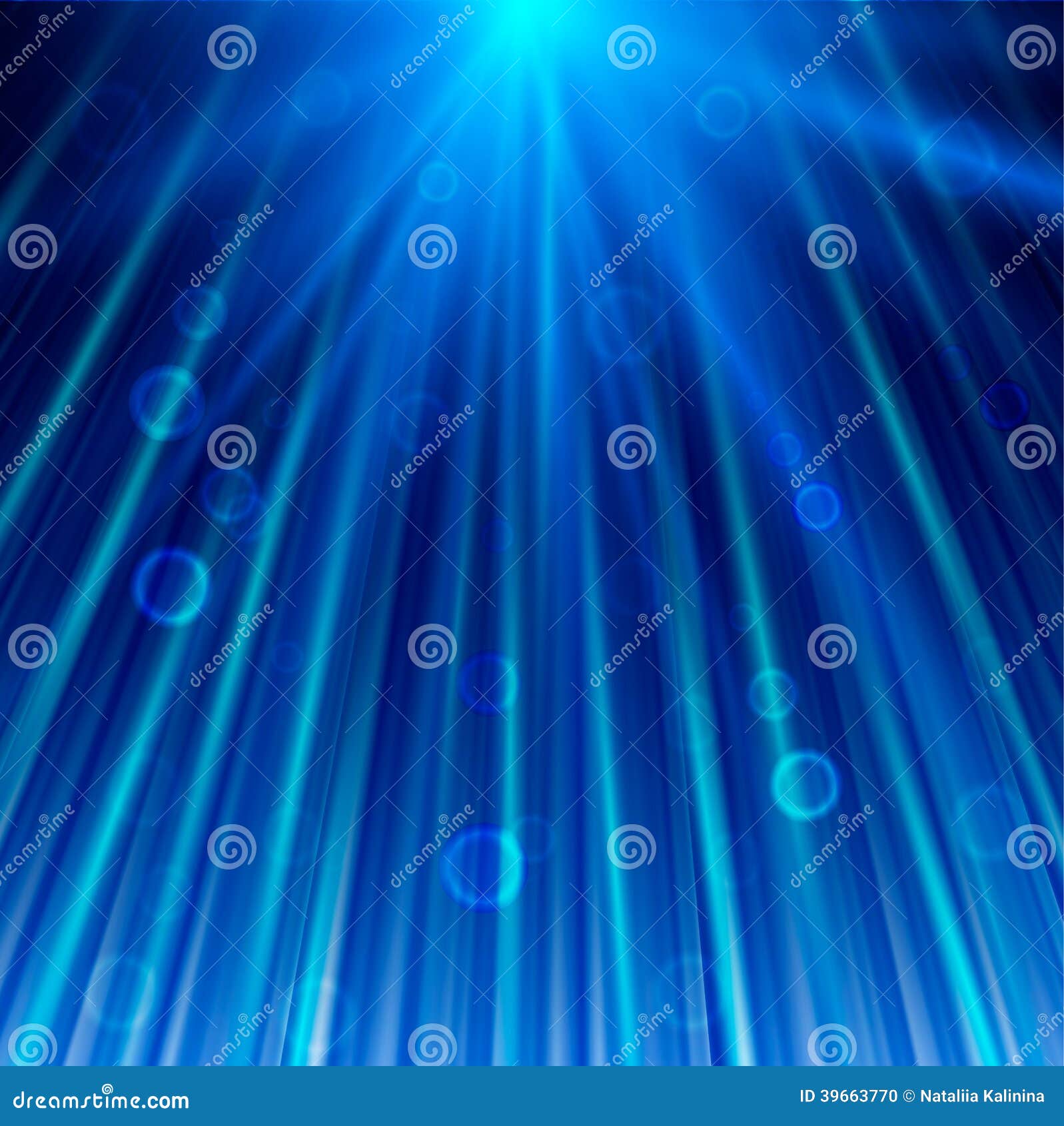 Magic Abstract Background in Blue Color Stock Vector - Illustration of ...