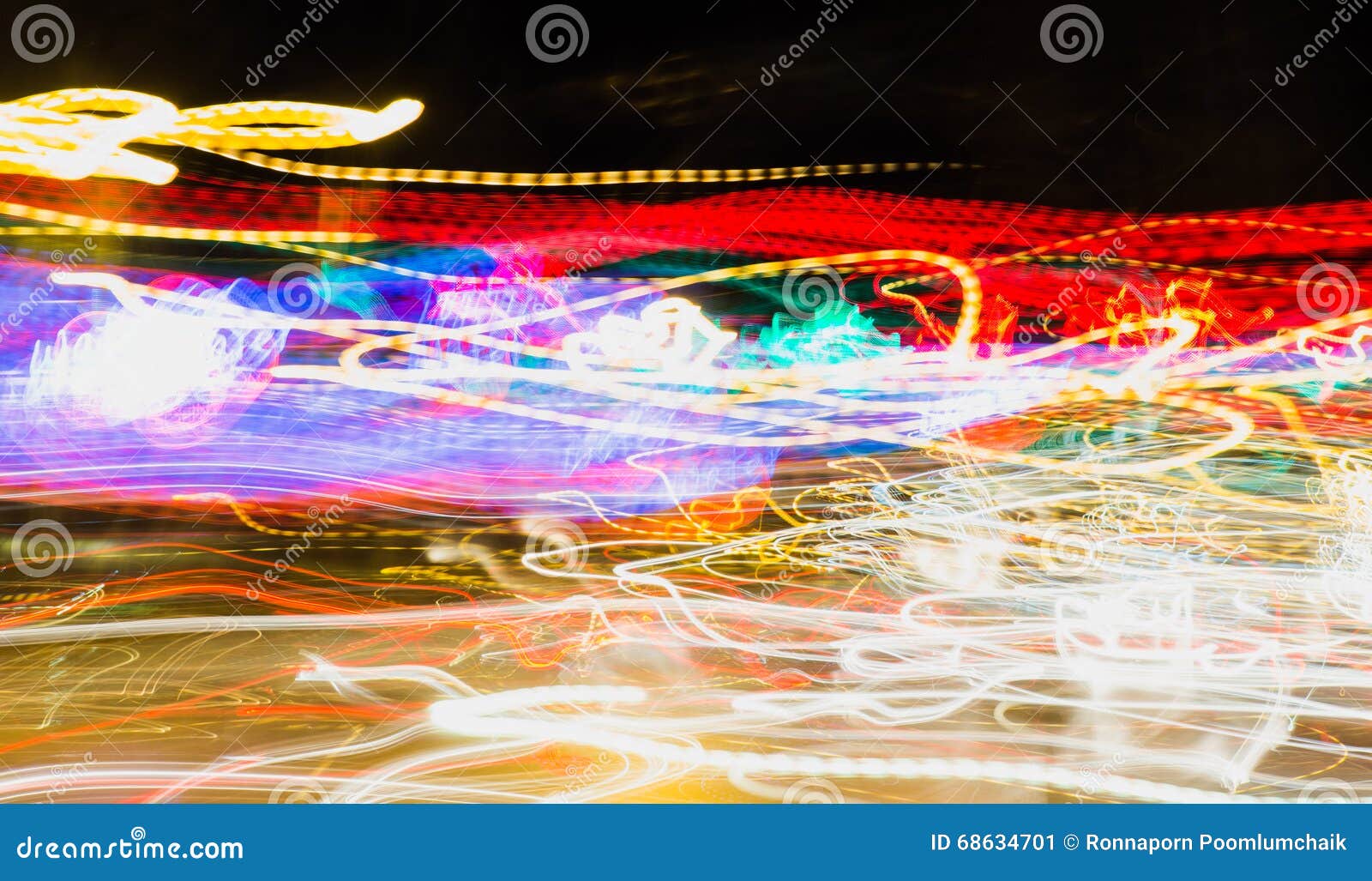 Magic Abstract Light Trails in Random Motion - Abstract Background ...