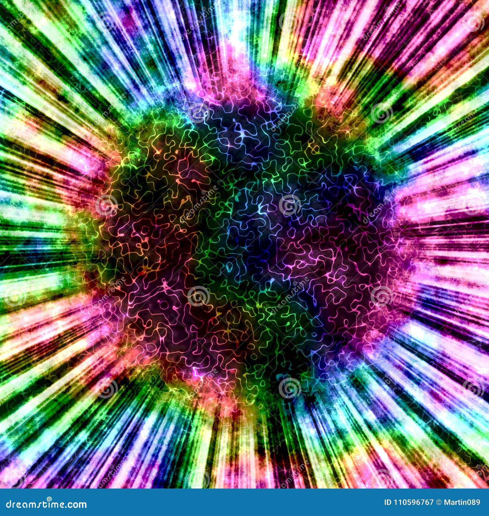 Magic Abstract Rainbow Ball Background Stock Illustration ...