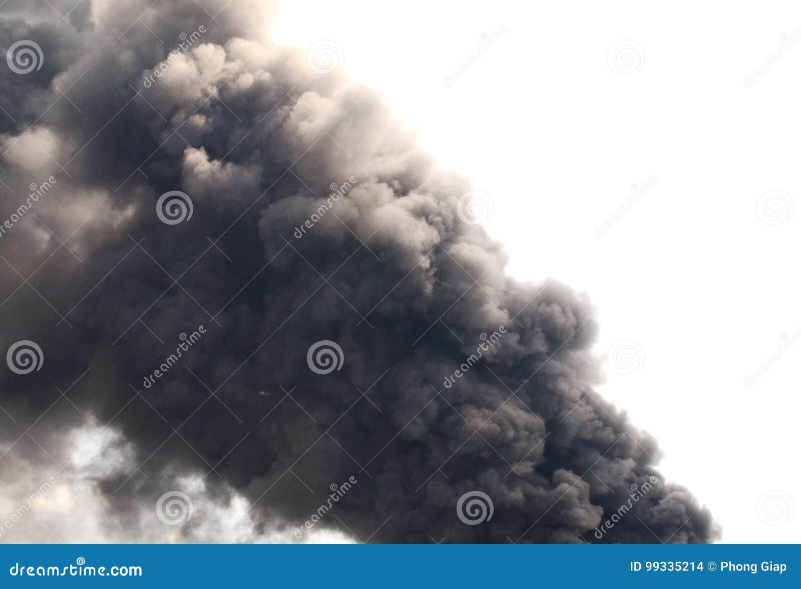 Beautiful black smoke stock photo. Image of diseaes, trees - 99335214