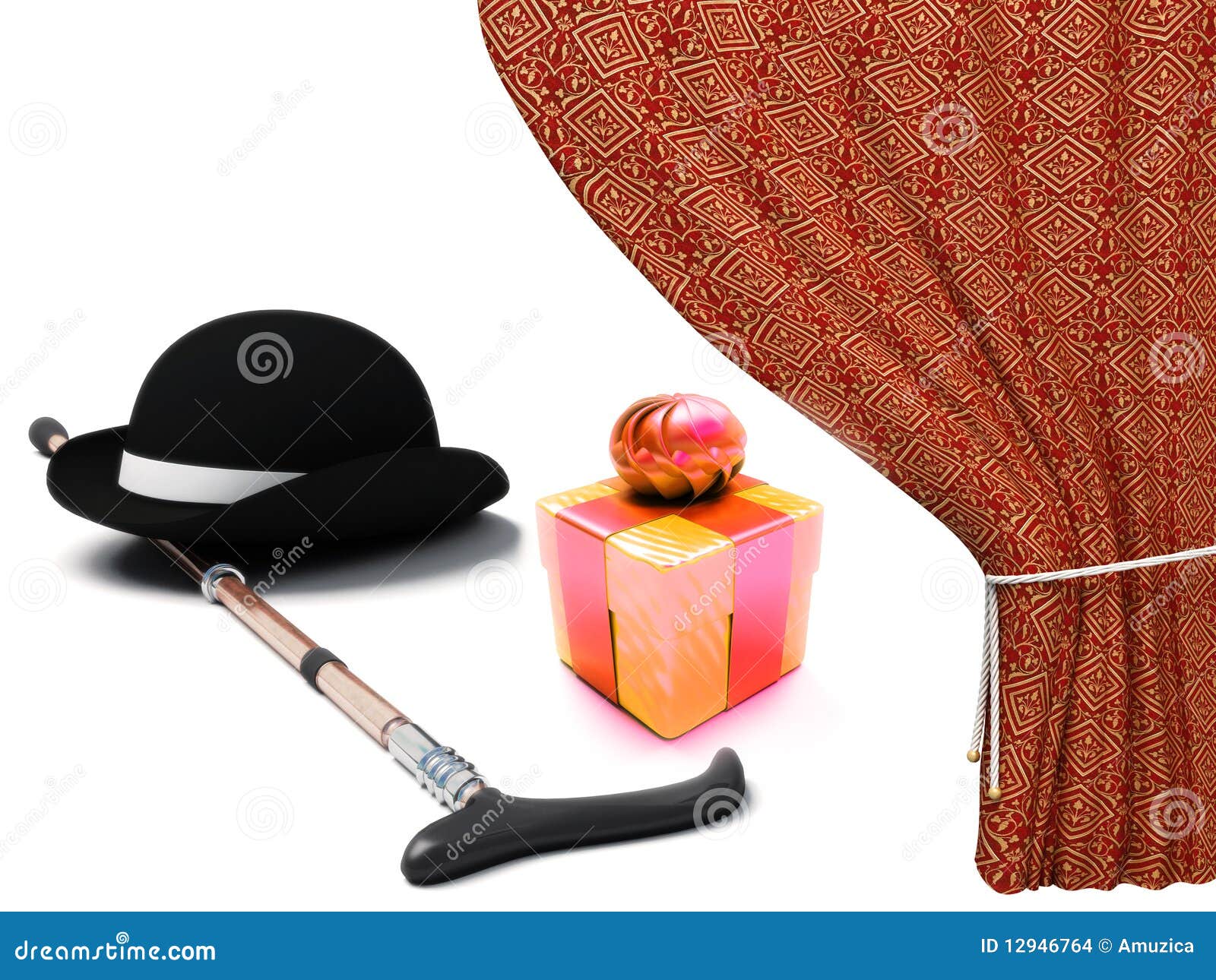 Magic accessories stock illustration. Illustration of bowler - 12946764