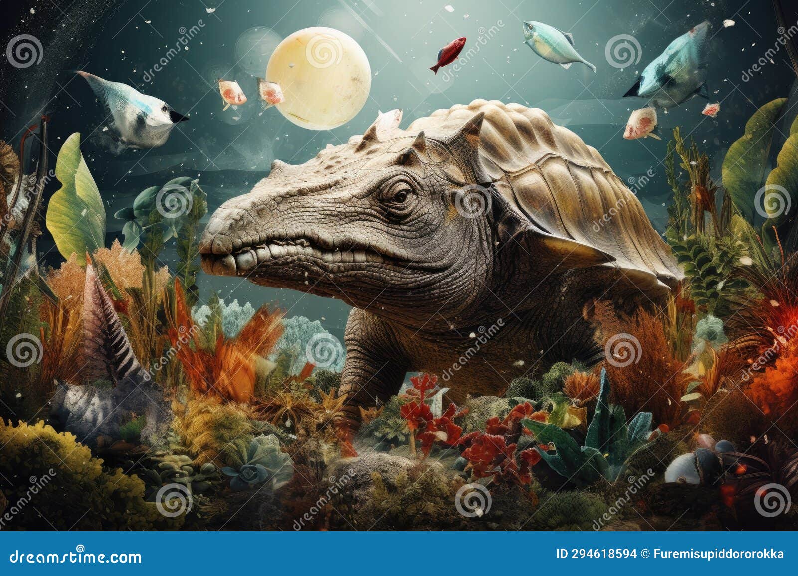 Fantastic Creatures, Animals Pattern. Vector Cute Background ...