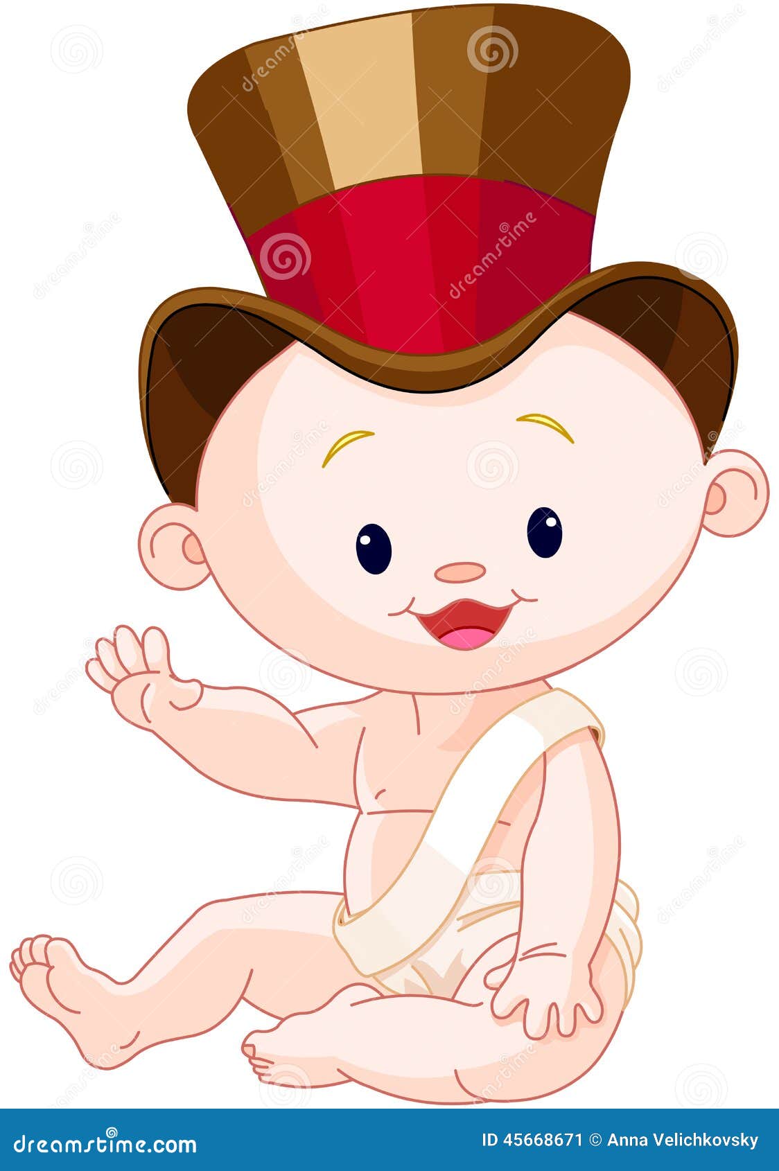 Magic baby stock vector. Illustration of royalty, graphics - 45668671