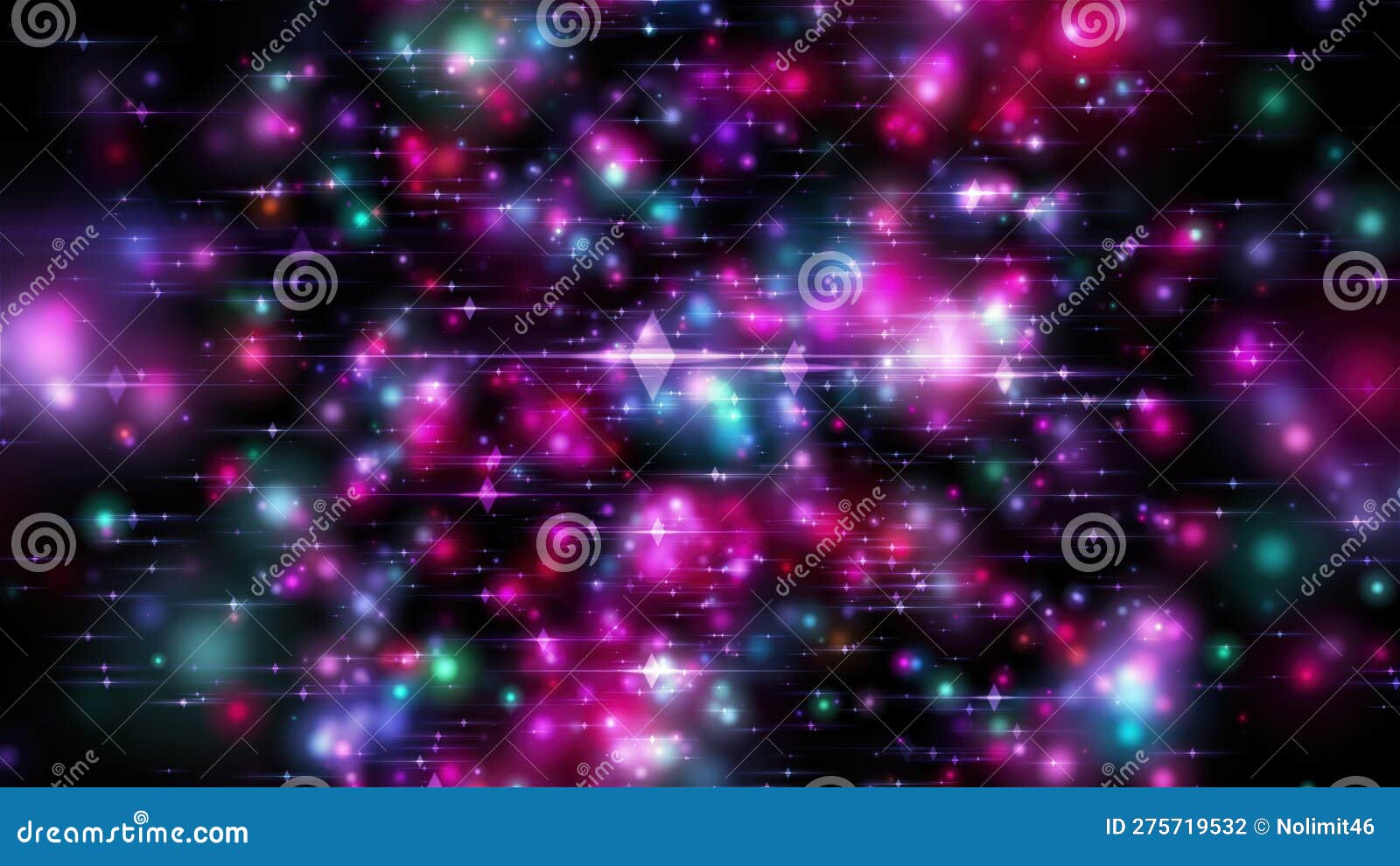 Magic Backdrop with Particles Stock Illustration - Illustration of ...