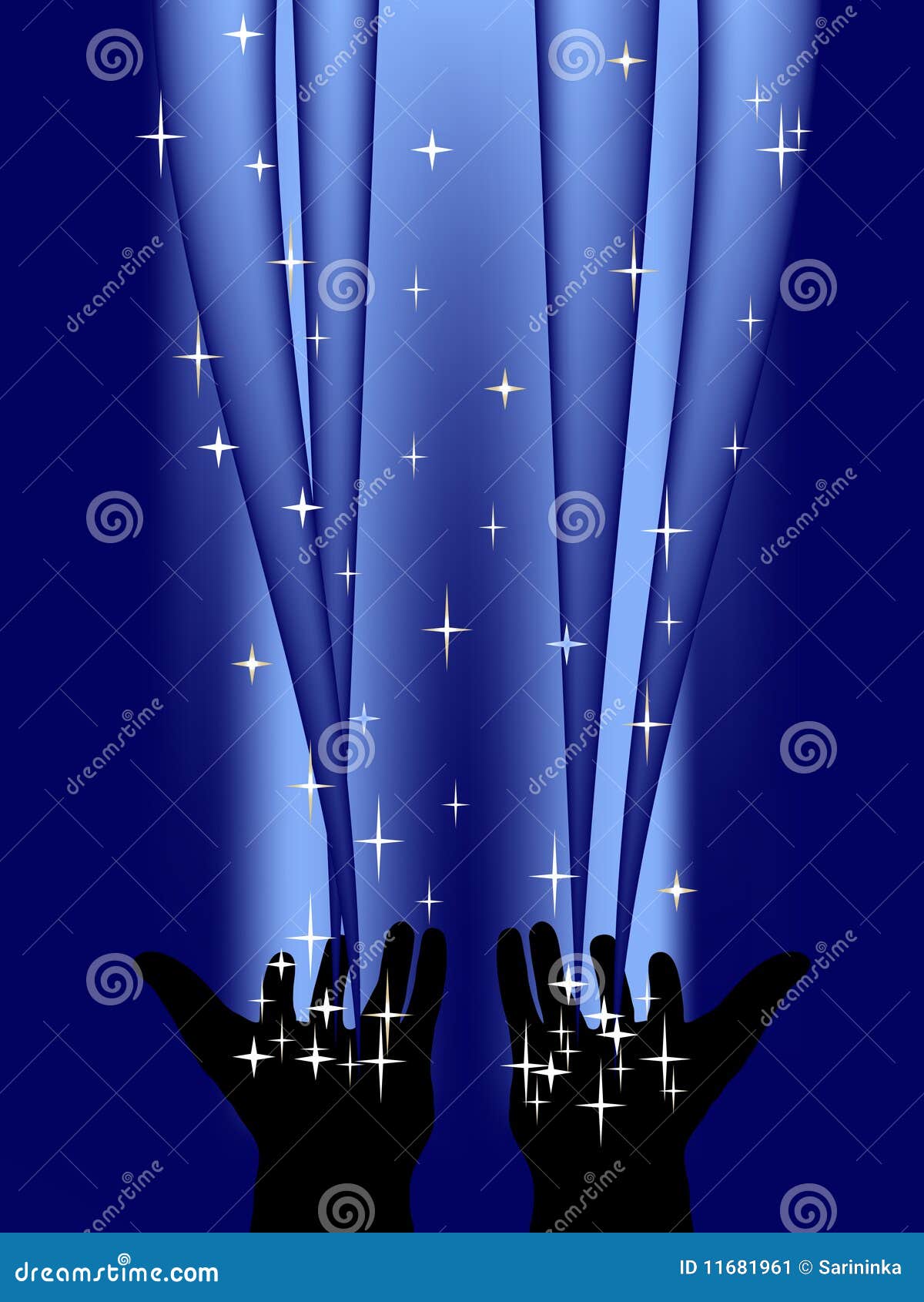 Magic background stock vector. Illustration of light - 11681961