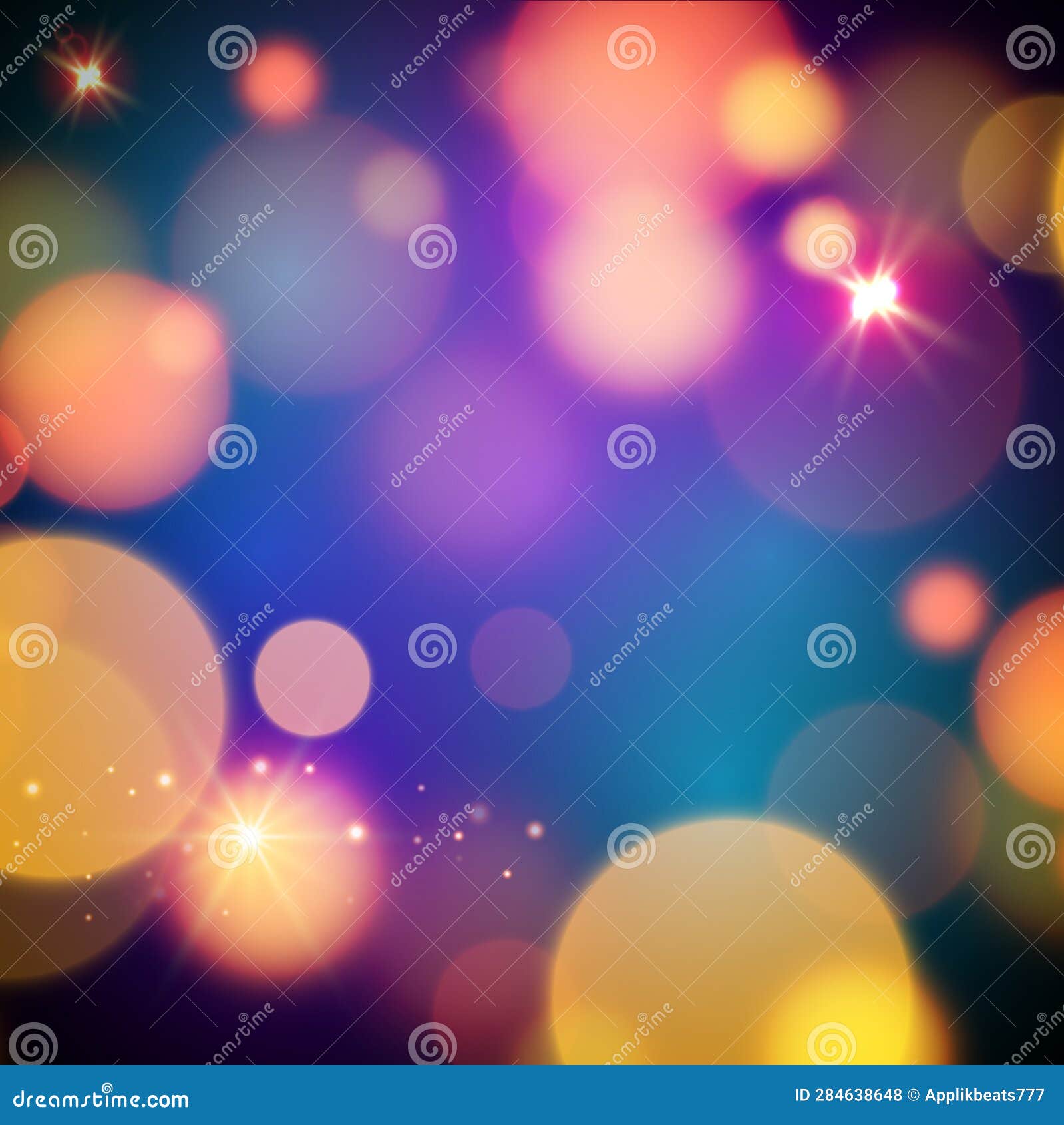 Magic Background Design. Vector Magic Lights Background Stock Vector ...