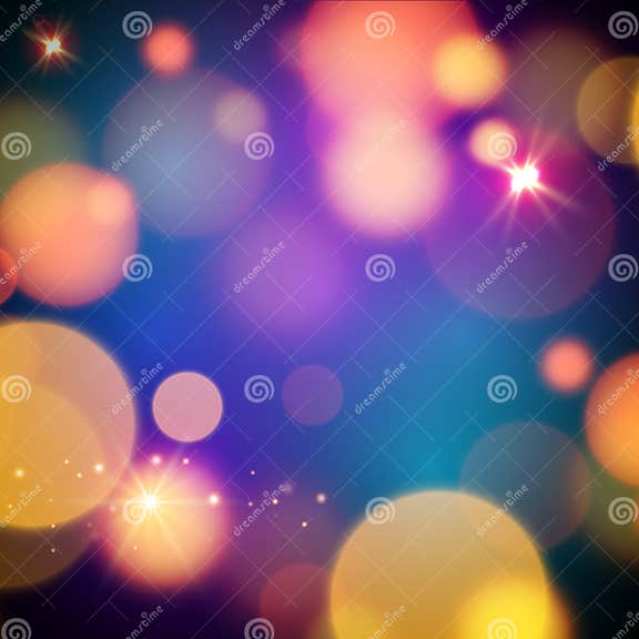 Magic Background Design. Vector Magic Lights Background Stock Vector ...