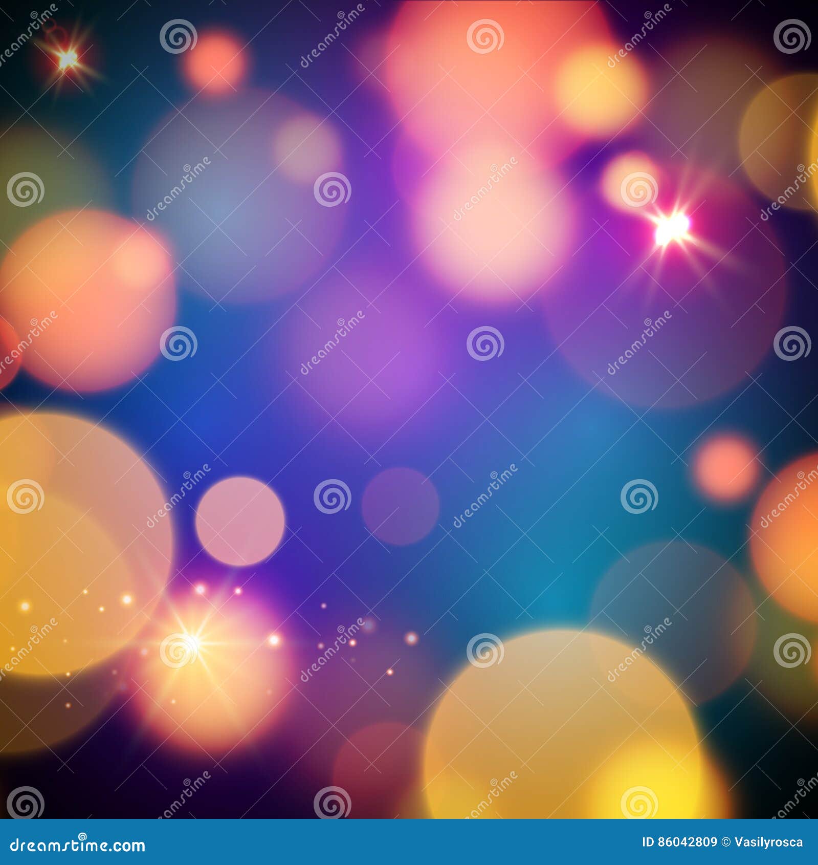 Magic Background Design. Vector Magic Lights Background Stock Vector ...