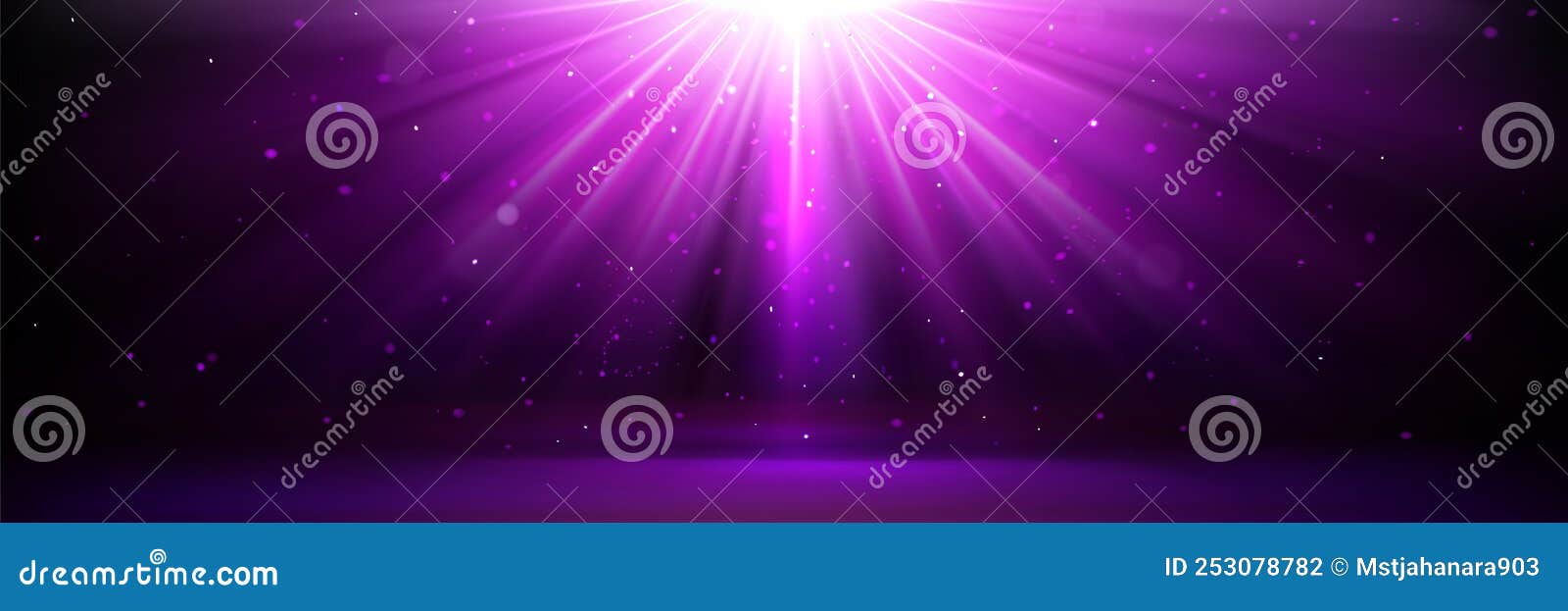 Magic Background with Purple Light Rays Effect Stock Vector ...