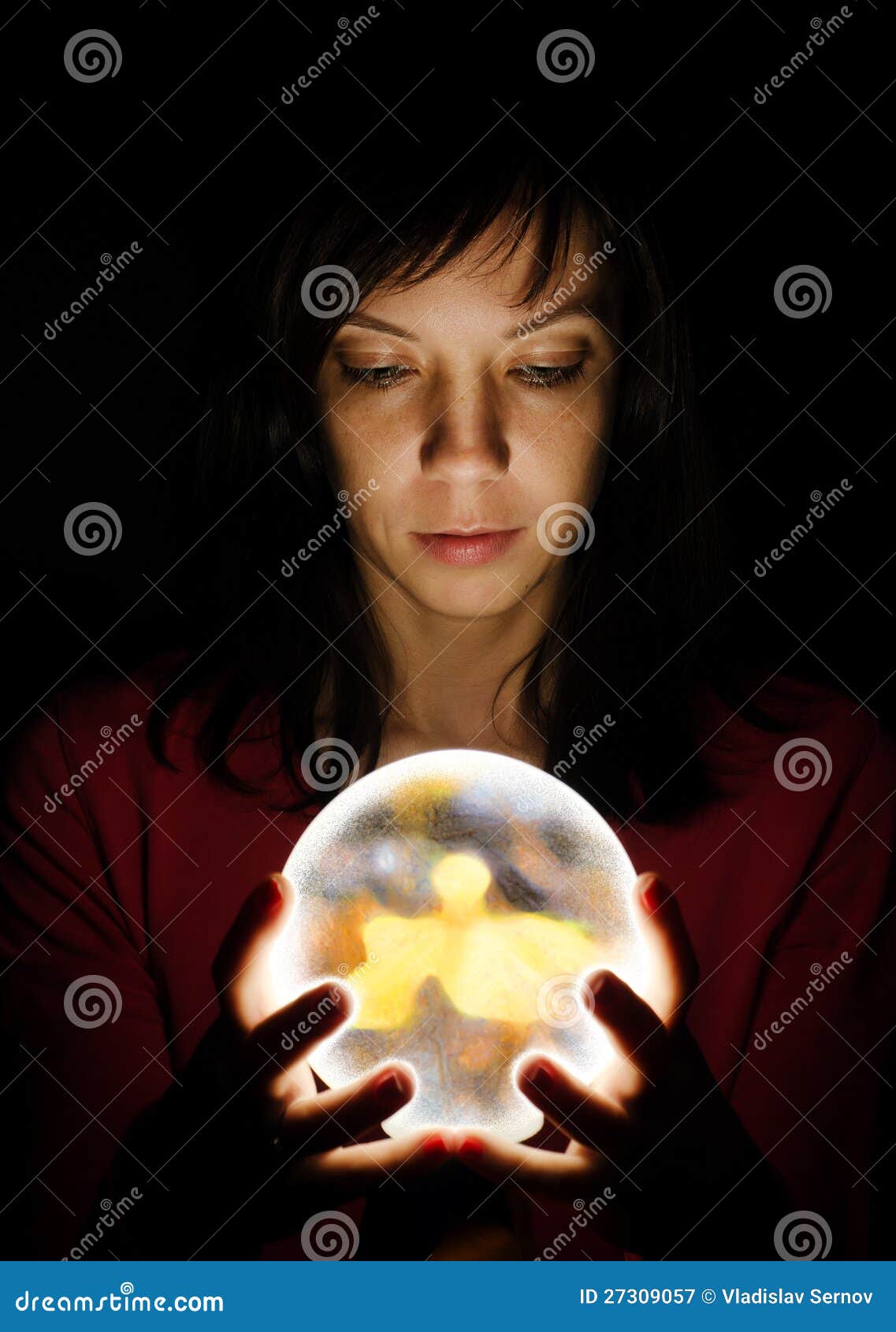 Magic ball stock image. Image of clairvoyance, focus - 27309057