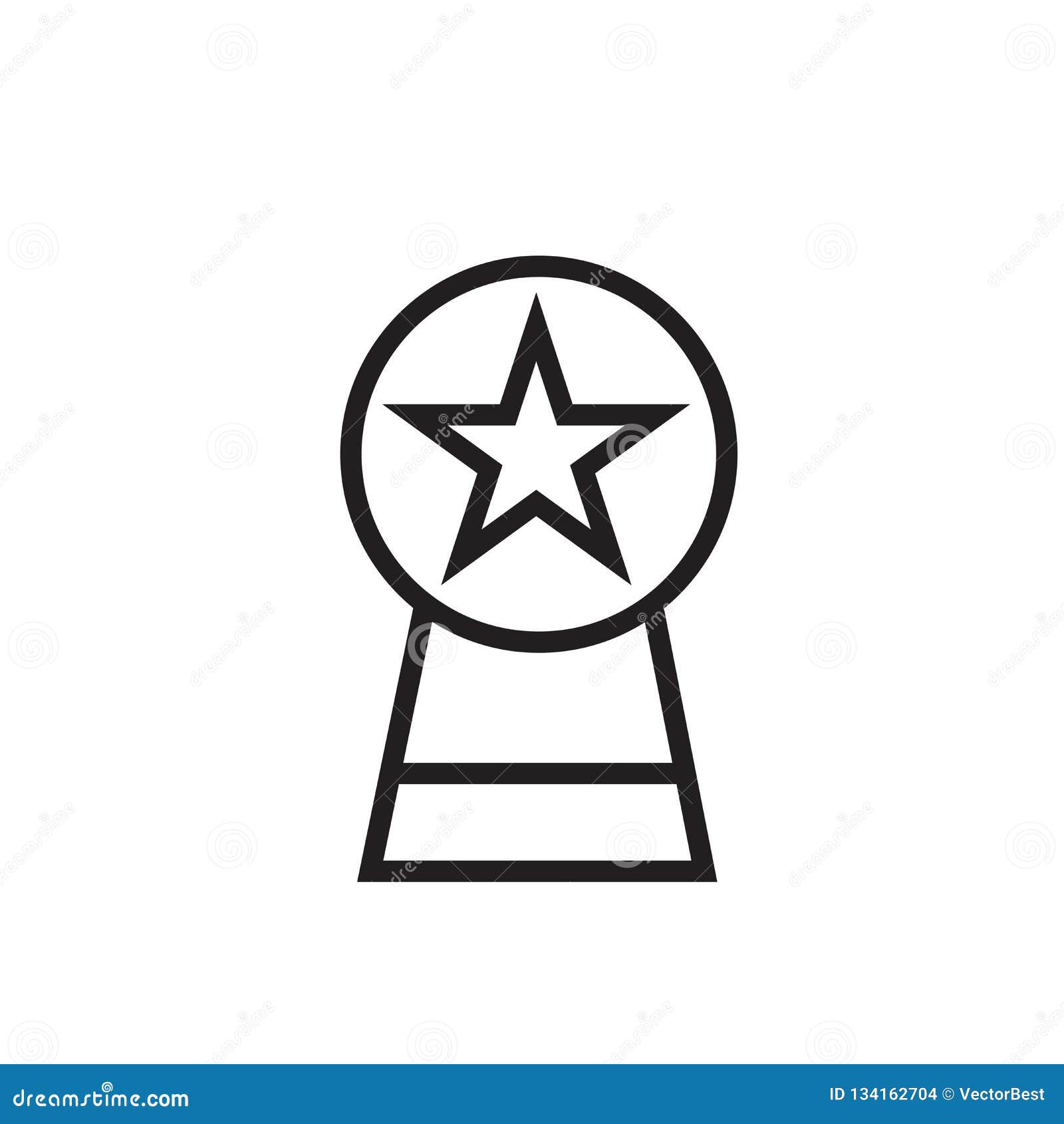 Magic Ball Icon Vector Sign and Symbol Isolated on White Background ...