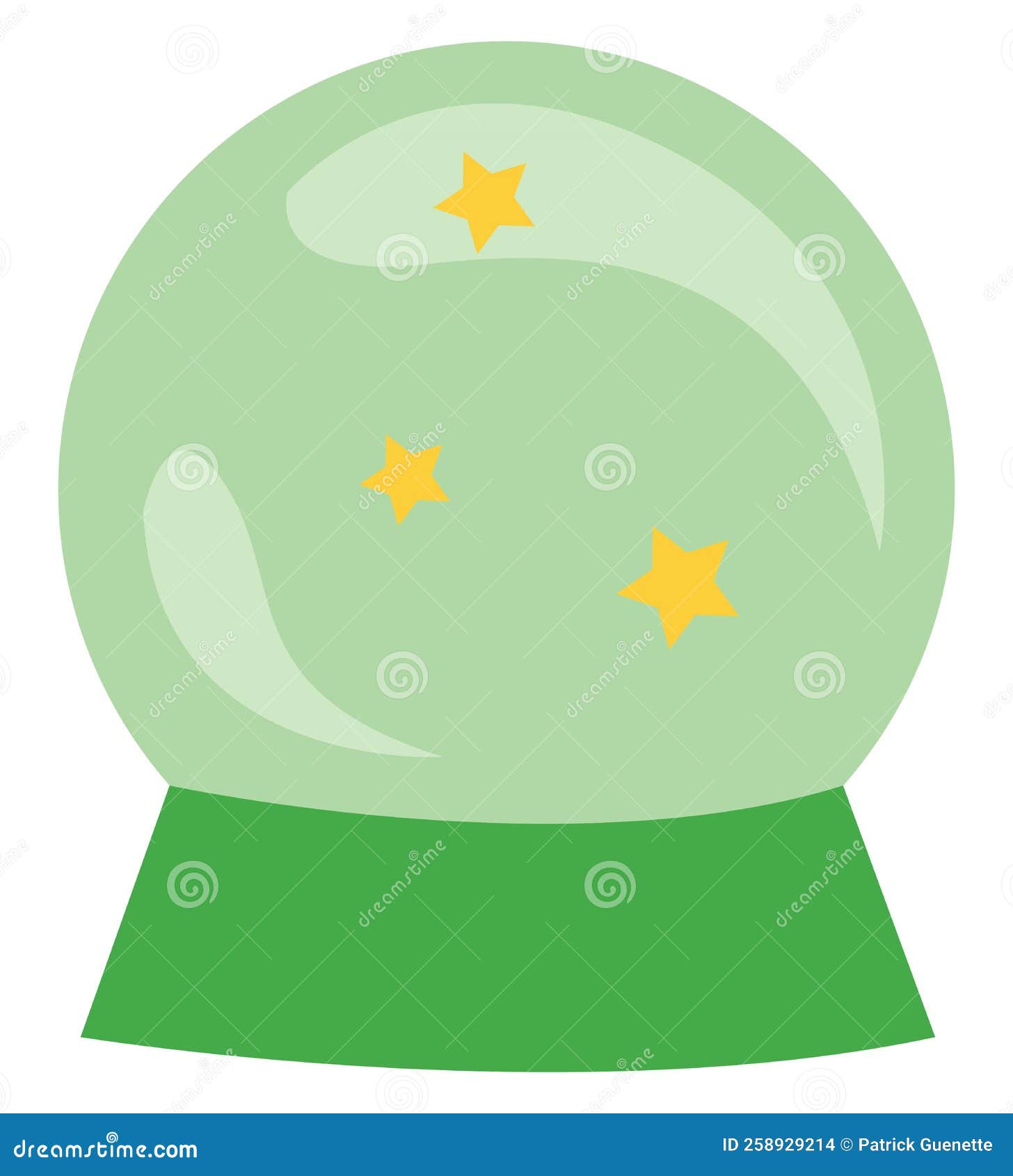 Magic ball, icon stock vector. Illustration of abstract - 258929214