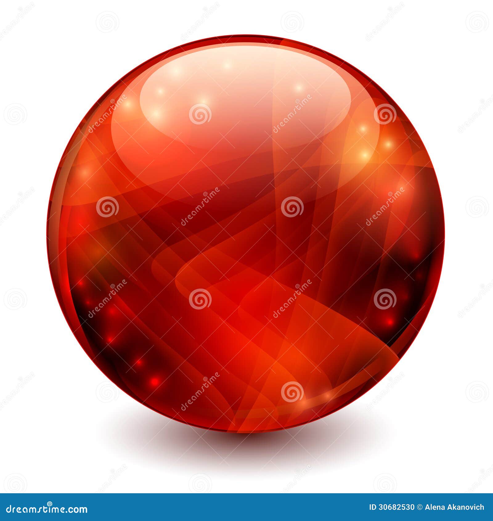 Magic ball stock vector. Illustration of orange, liquid - 30682530