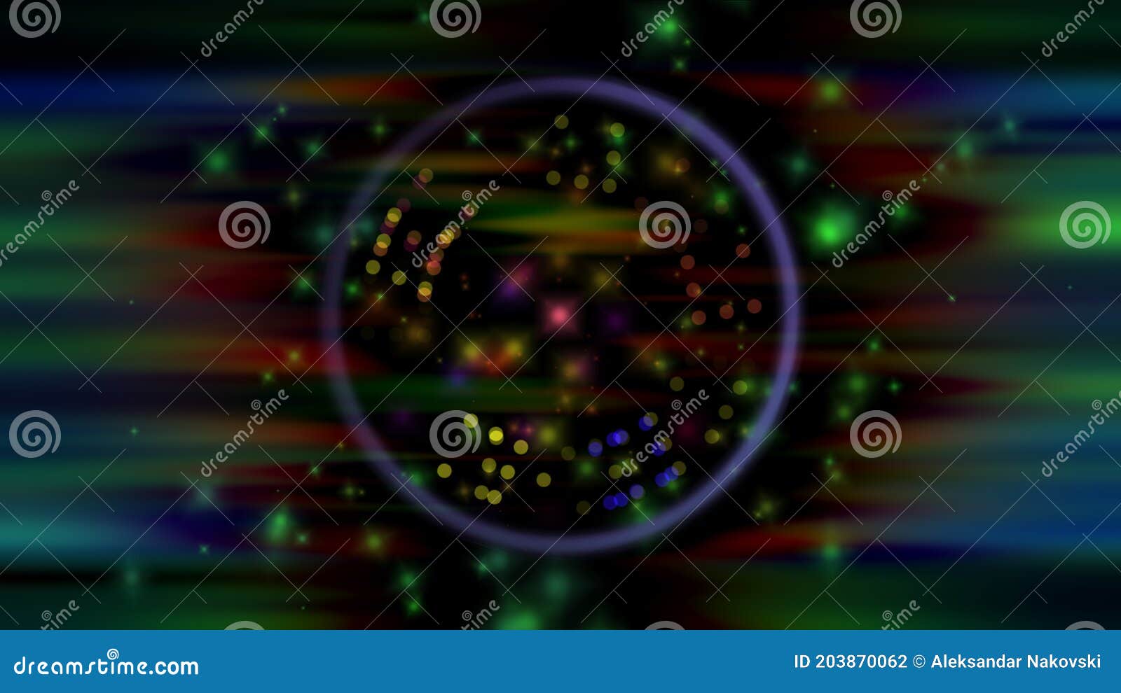 Magic Ball Particle Space Light Stock Illustration - Illustration of ...