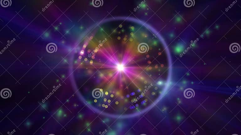 Magic Ball Particle Space Light Stock Illustration - Illustration of ...