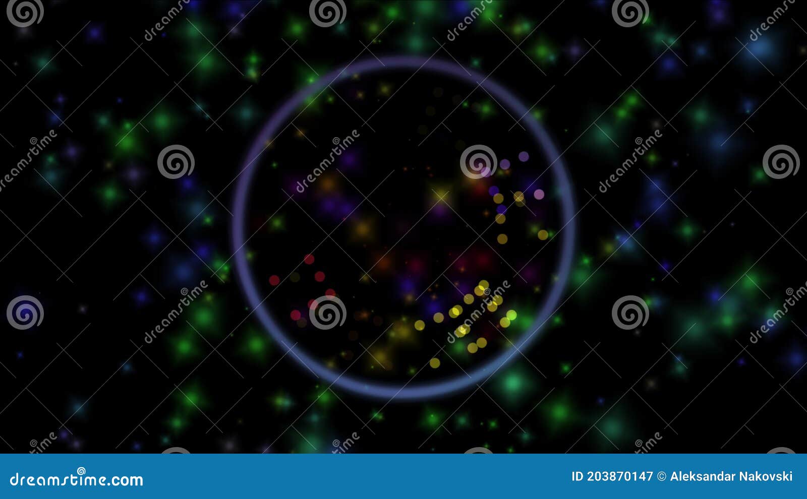 Magic Ball Particle Space Light Stock Illustration - Illustration of ...