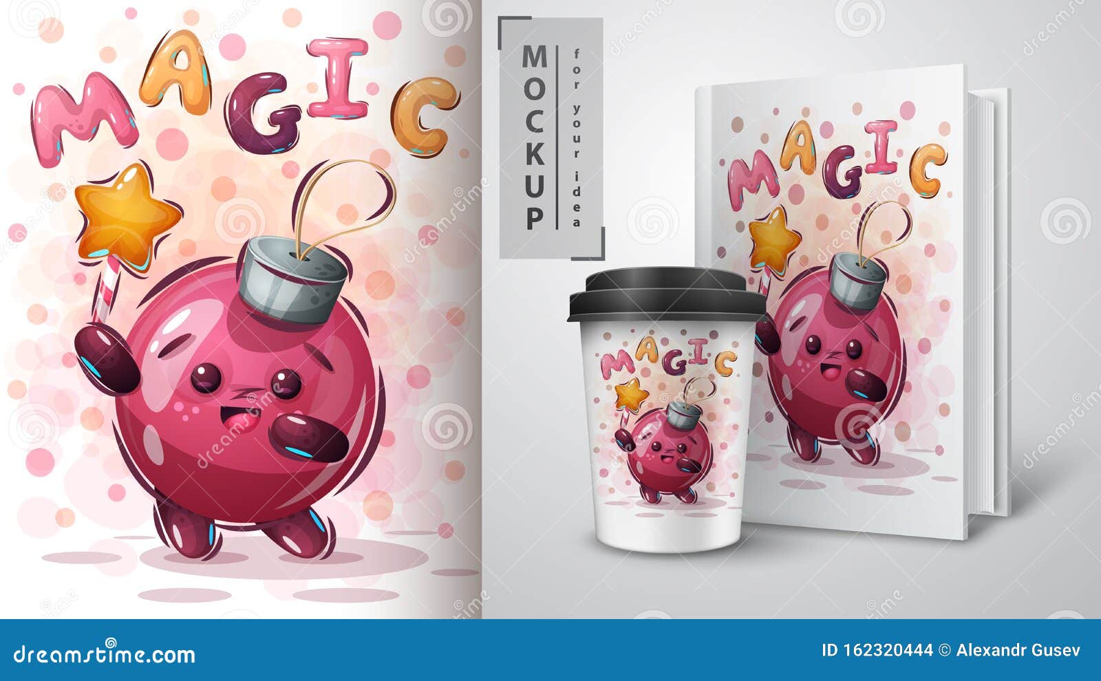 Magic Ball Poster and Merchandising Stock Vector - Illustration of ...