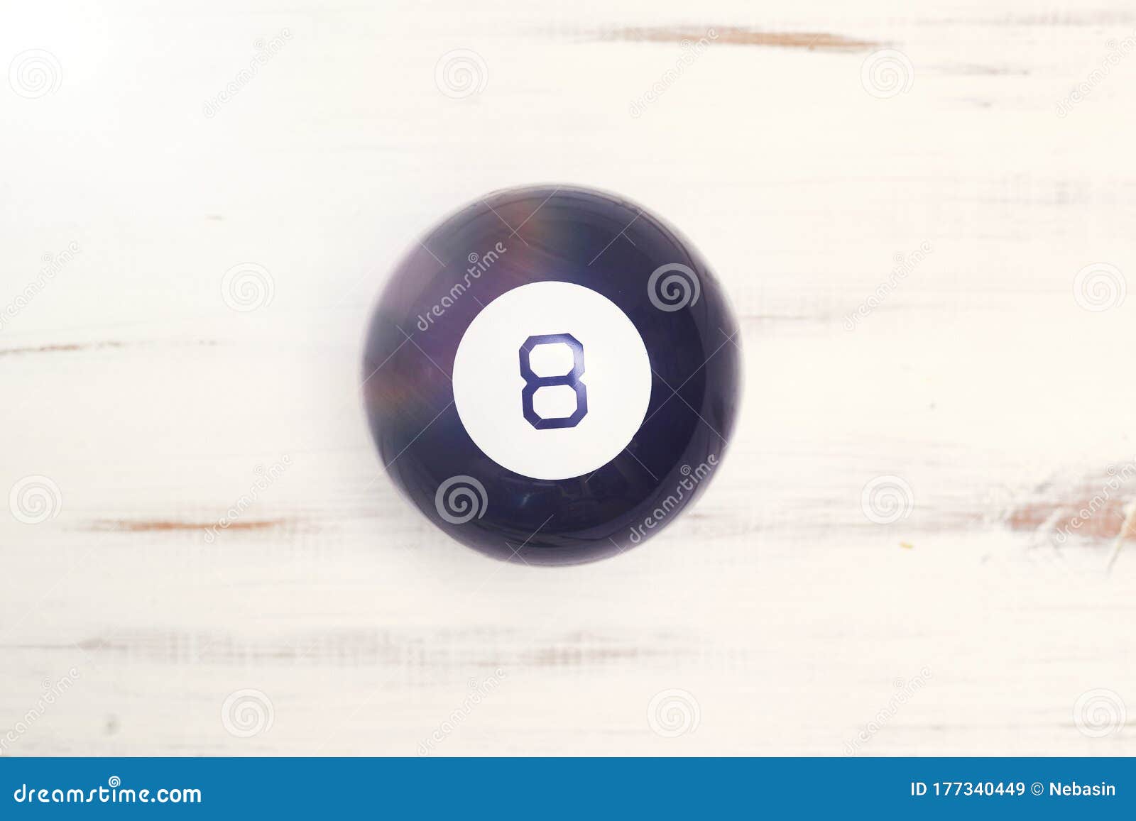 Magic Ball of Predictions Figure Eight Stock Image - Image of ...