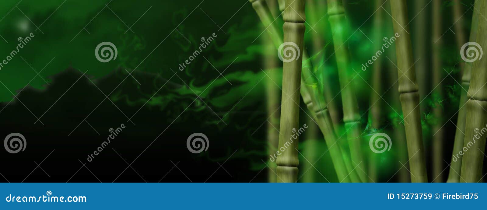 Magic bamboo grove stock illustration. Illustration of dark - 15273759