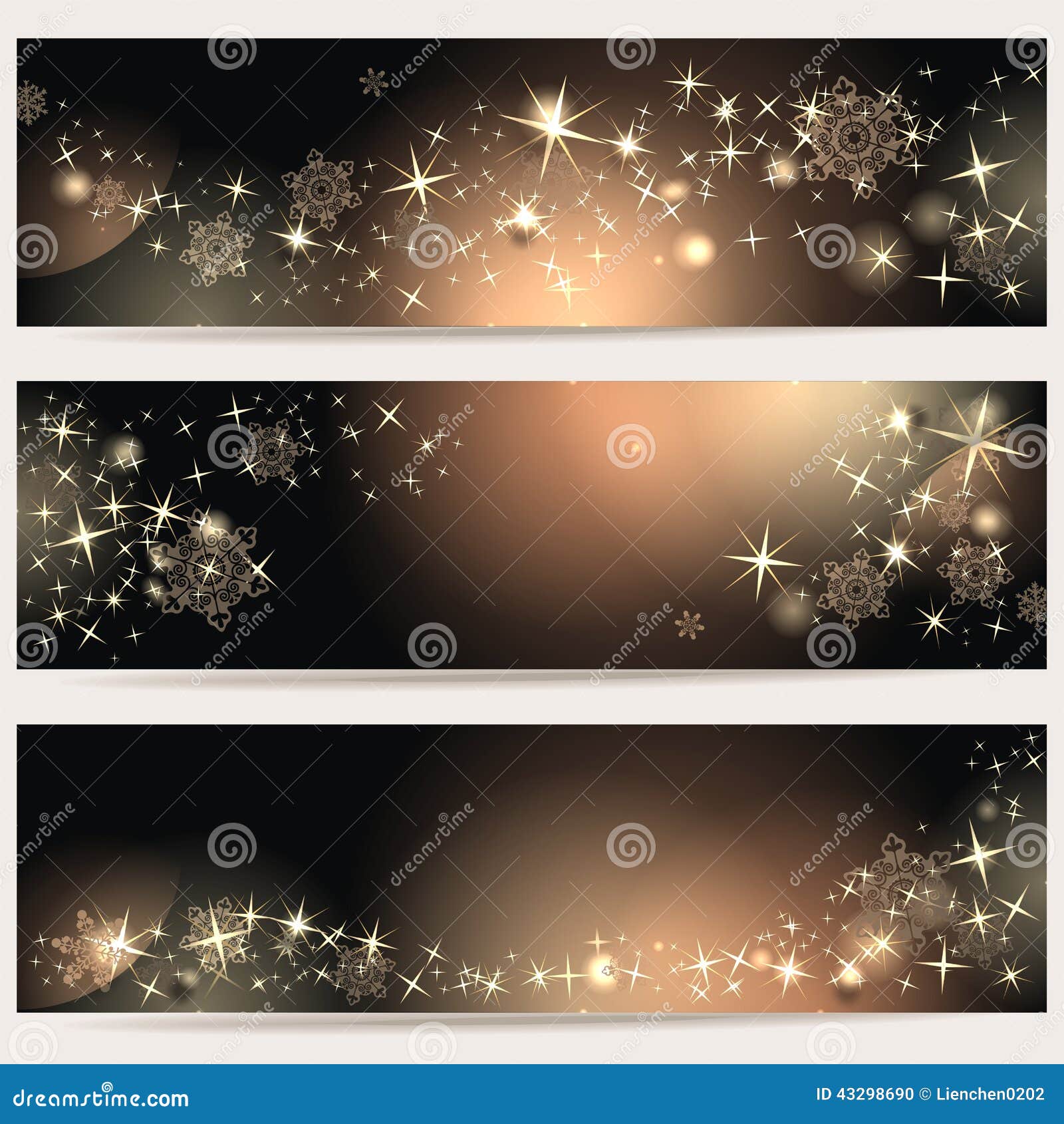 Magic banners stock vector. Illustration of christmas - 43298690