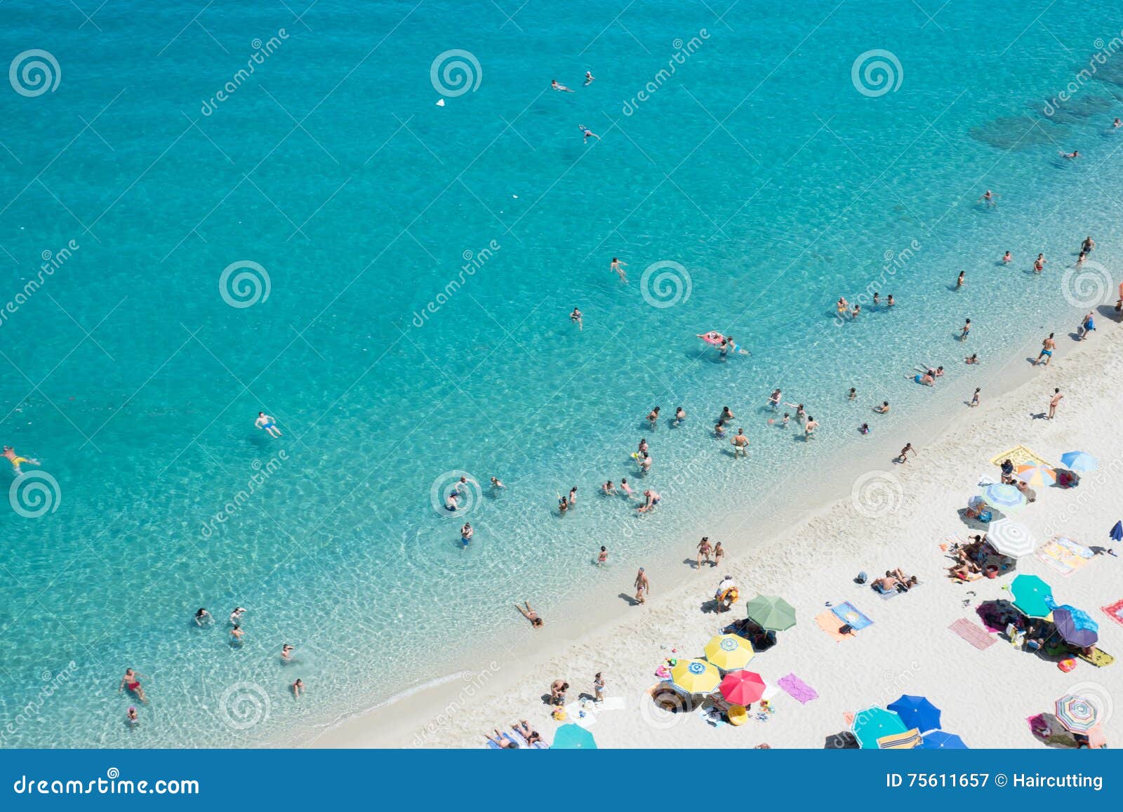 Magic Beach in Tropea, Calabria Stock Image - Image of travel, italy ...