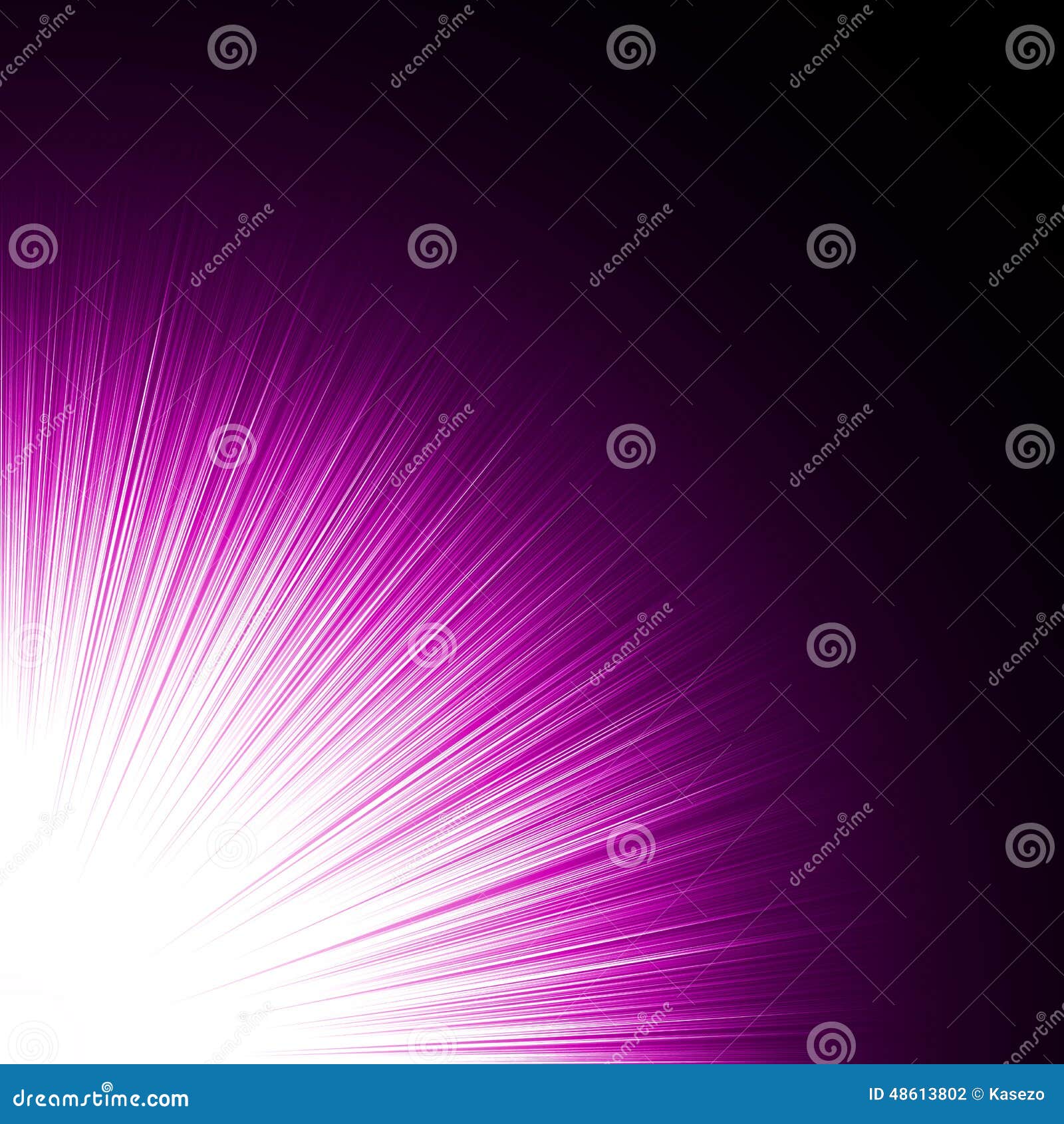 Magic beam from corner stock vector. Illustration of powerfully - 48613802