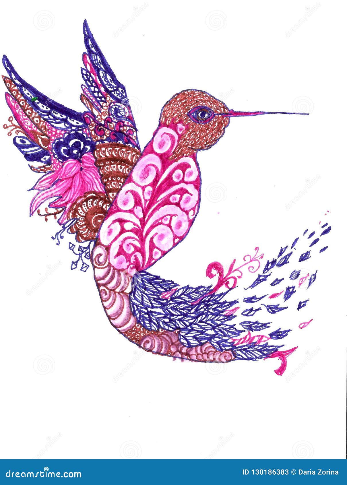 Magic Bird. ÐœÐ°Ð³Ð¸Ñ‡ÐµÑ ÐºÐ°Ñ Ð¿Ñ‚Ð¸Ñ†Ð° Ñ ÑƒÐ·Ð¾Ñ€Ð°Ð¼Ð¸. Stock ...