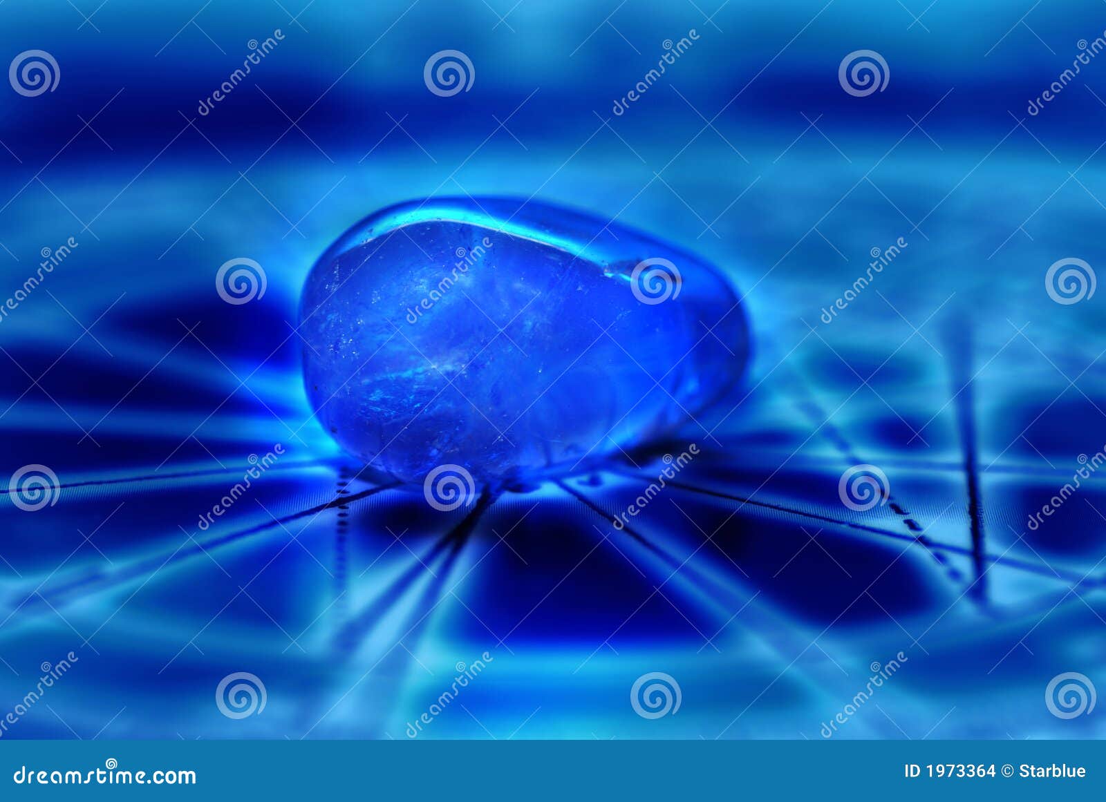 Magic blue crystal stock photo. Image of stone, blue, healing - 1973364