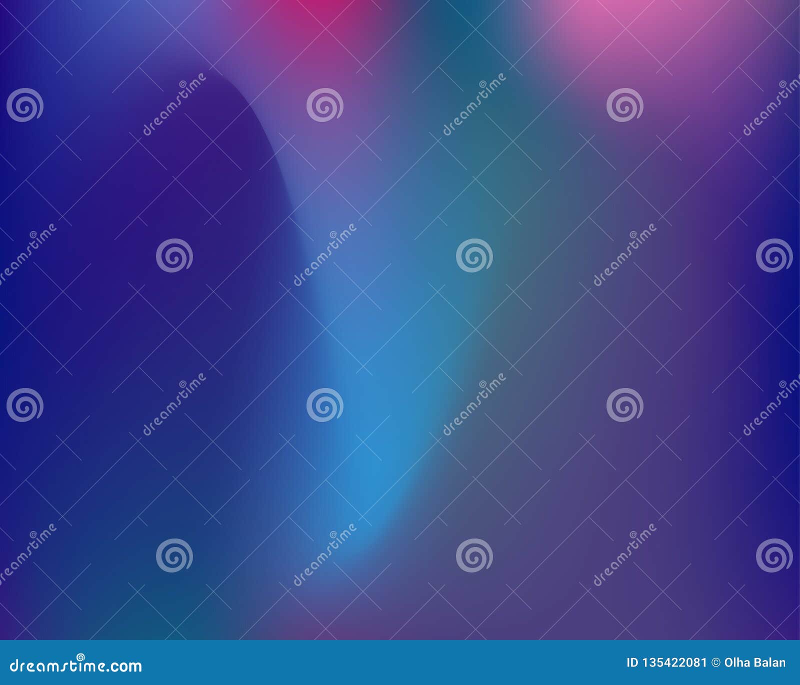 Magic Blue Neon Light Gradient Stock Vector - Illustration of ...
