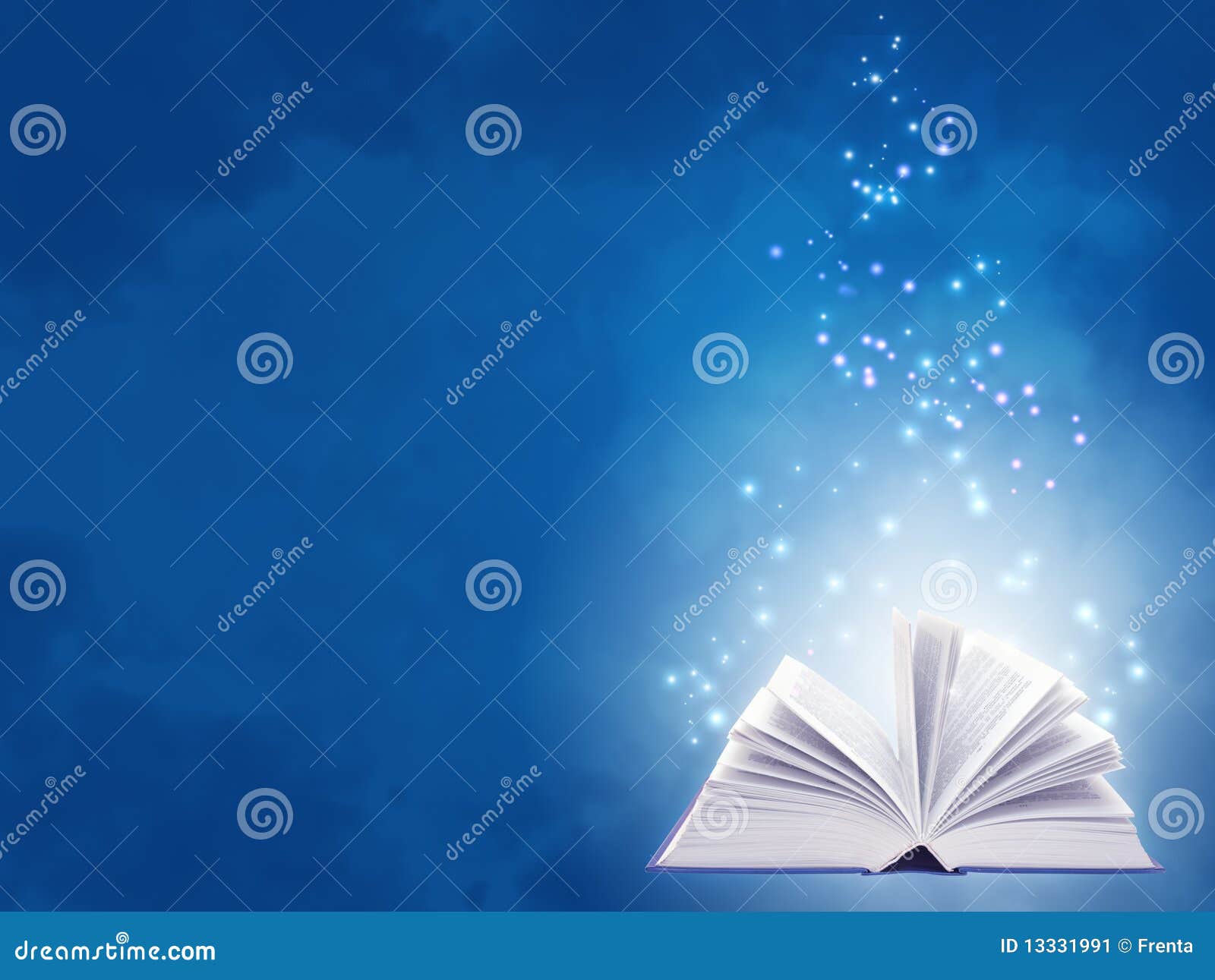 Magic book stock illustration. Illustration of learning - 13331991