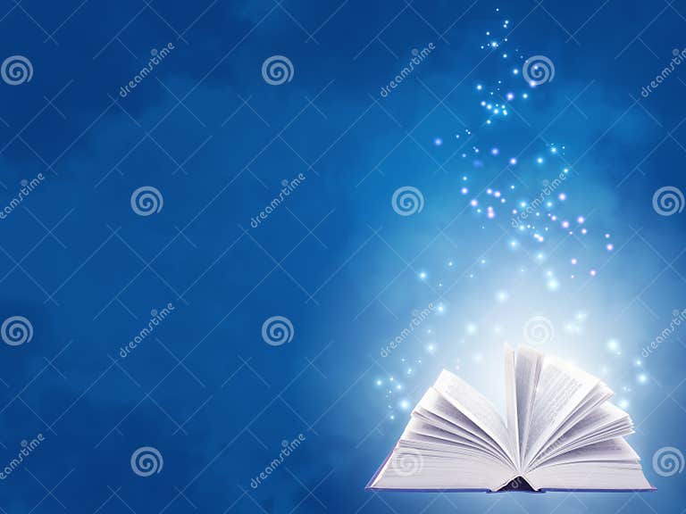 Magic book stock illustration. Illustration of learning - 13331991