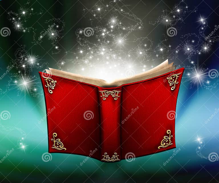 Magic book stock illustration. Illustration of guide - 19958999