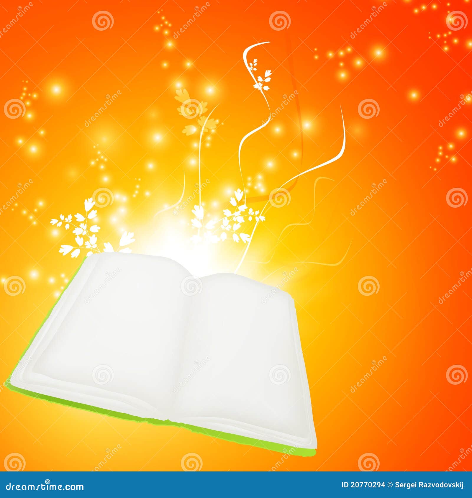 Magic book stock vector. Illustration of miracle, page - 20770294