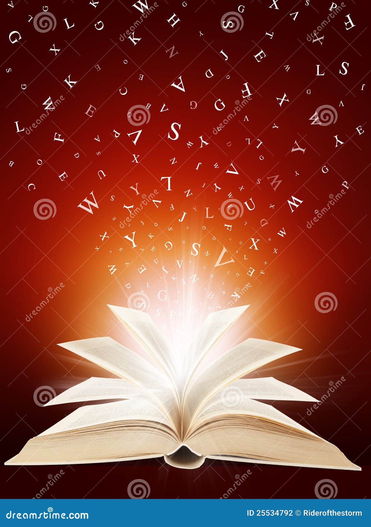 Magic book stock illustration. Illustration of ethereal - 25534792
