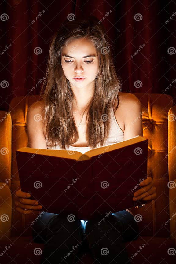 Magic book. stock image. Image of fiction, female, magic - 37674039