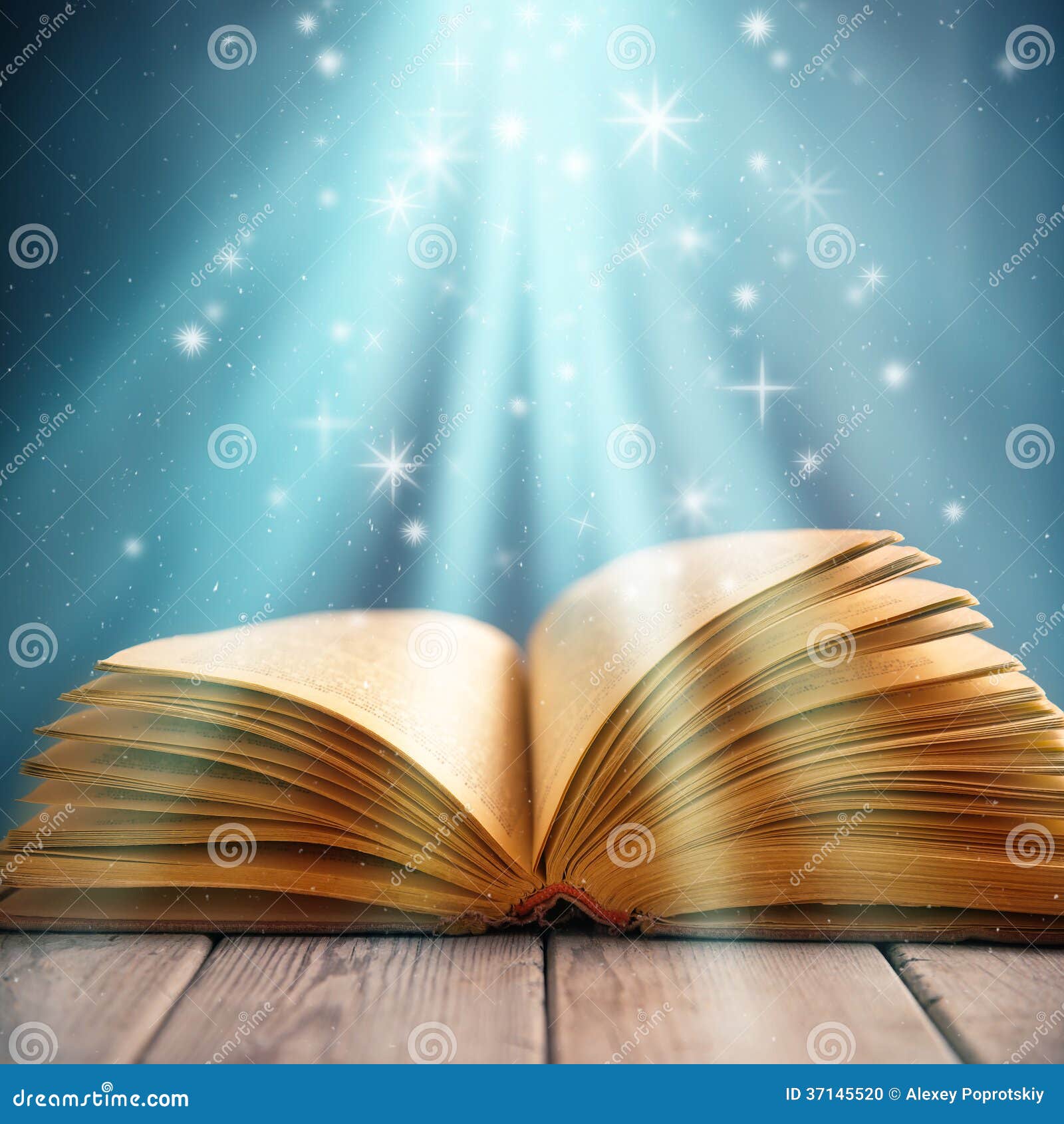 Magic Book of Knowledge stock photo. Image of concept - 37145520