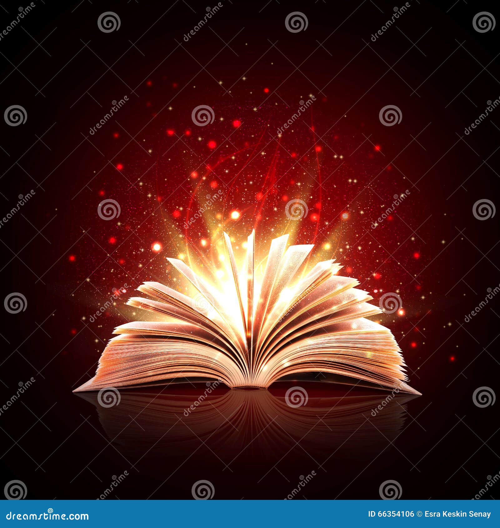 Magic book stock illustration. Illustration of glow, school - 66354106