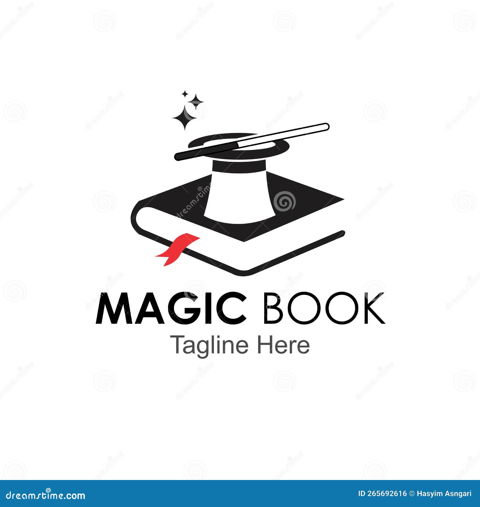 Magic Book Logo Design Vector Stock Vector - Illustration of logo, food ...