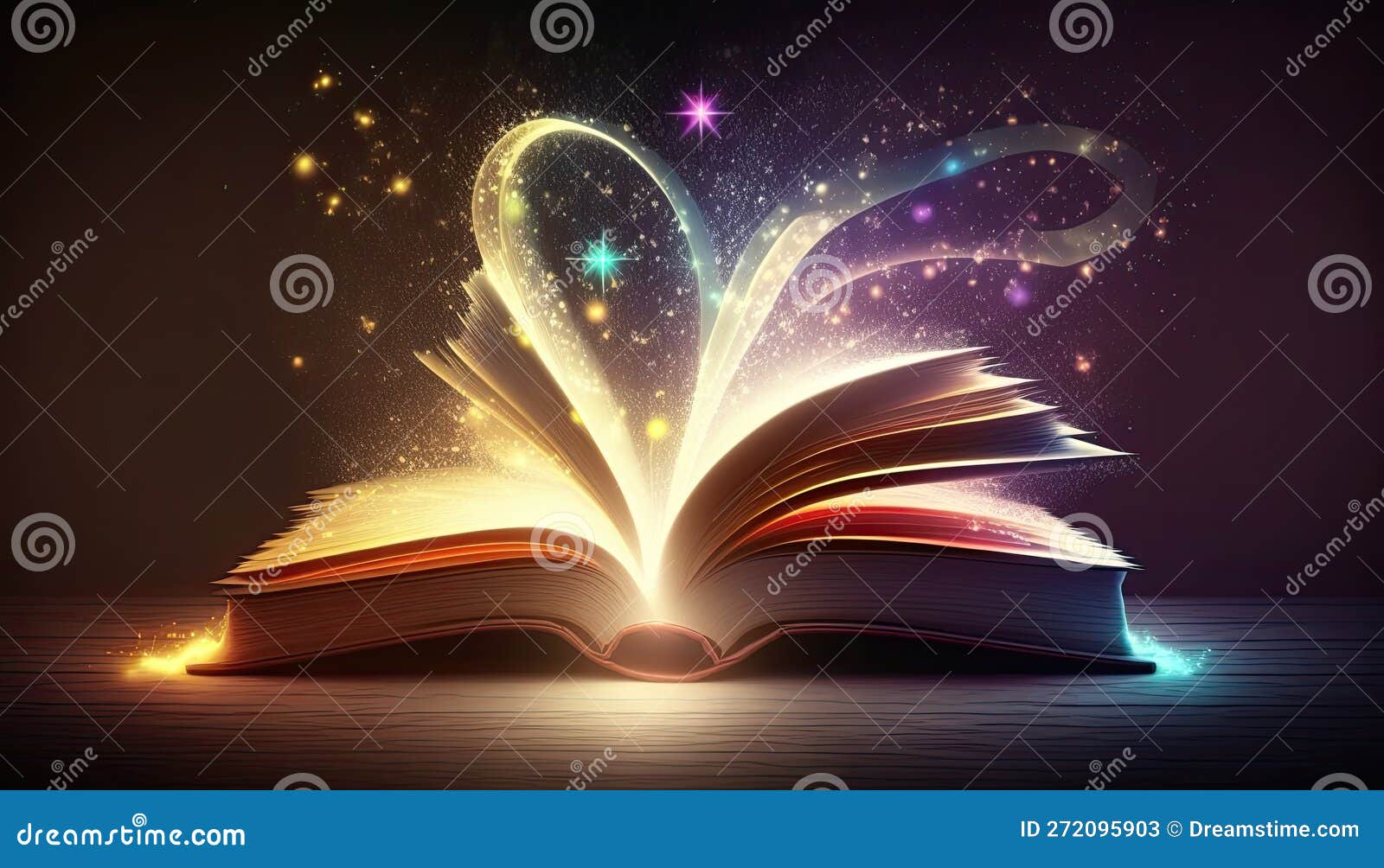 Magic Book Reading for Study New Skills Development of Imagination ...