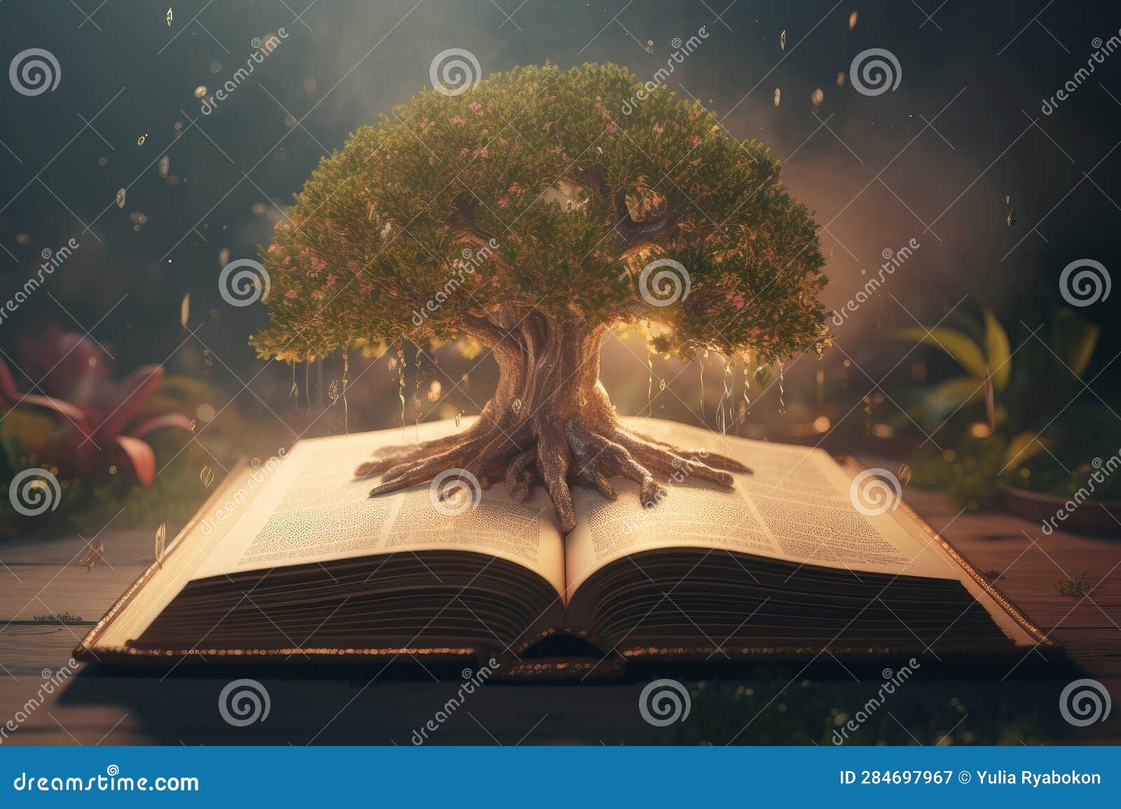 Tree Of Knowledge And Forbidden Fruit Stock Image | CartoonDealer.com ...