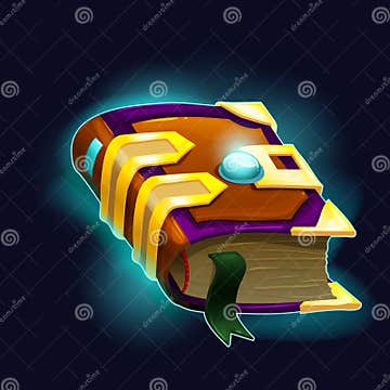 Magic Book. Vector Illustration. Stock Vector - Illustration of fantasy ...