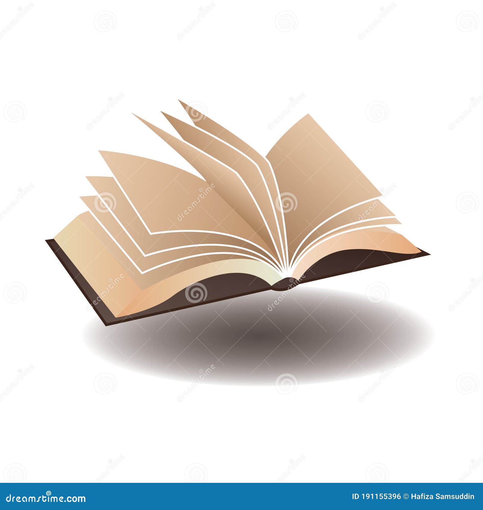 Magic Book. Vector Illustration Decorative Design Stock Vector ...