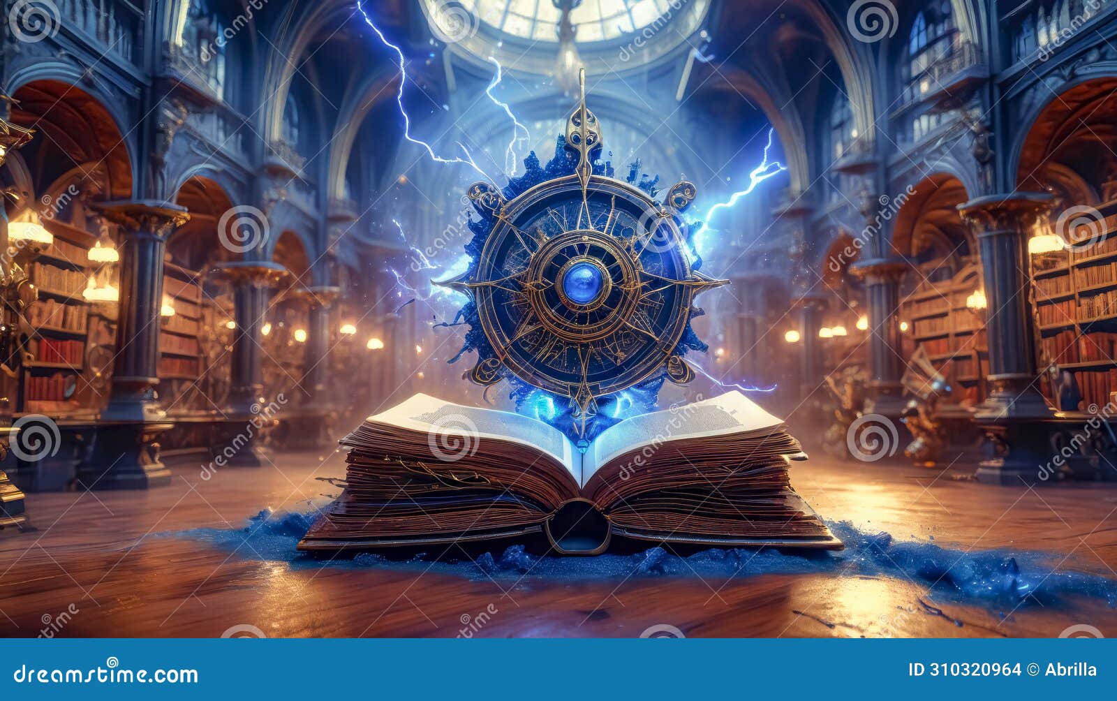 A Magic Book from the Wizard& X27;s Room, an Ancient Grimoire for ...