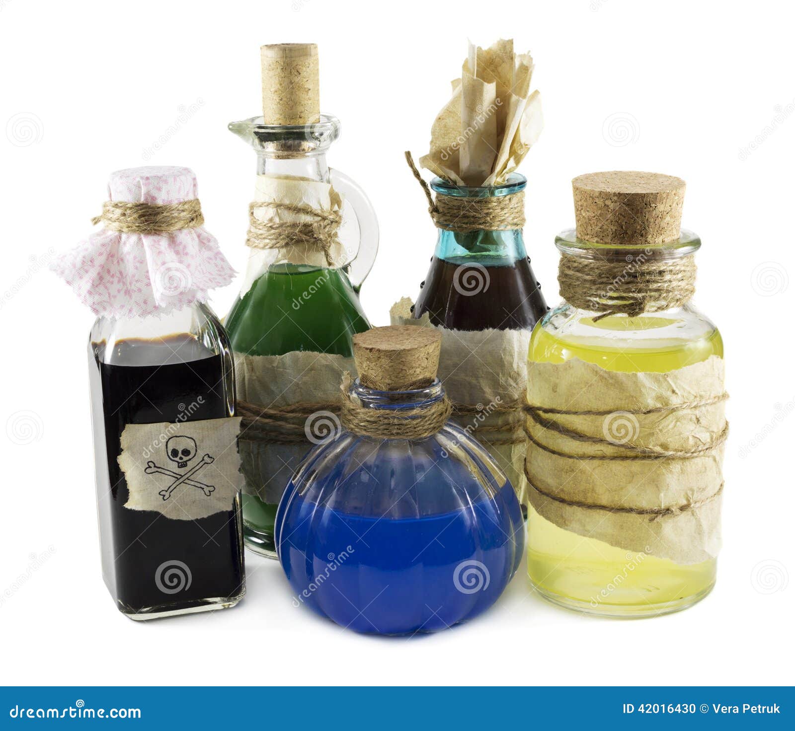 Magic bottles stock photo. Image of container, group - 42016430