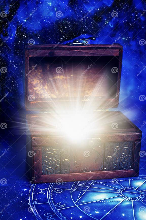 Magic box stock image. Image of ritual, space, jewelry - 17086609