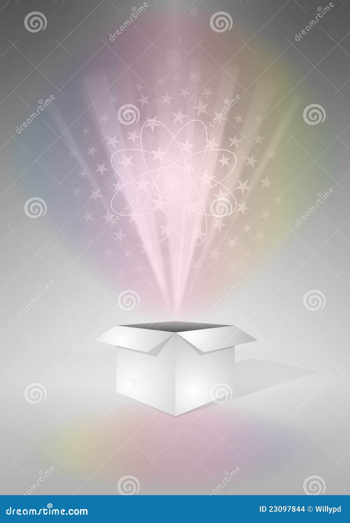 Magic box stock vector. Illustration of birthday, flash - 23097844