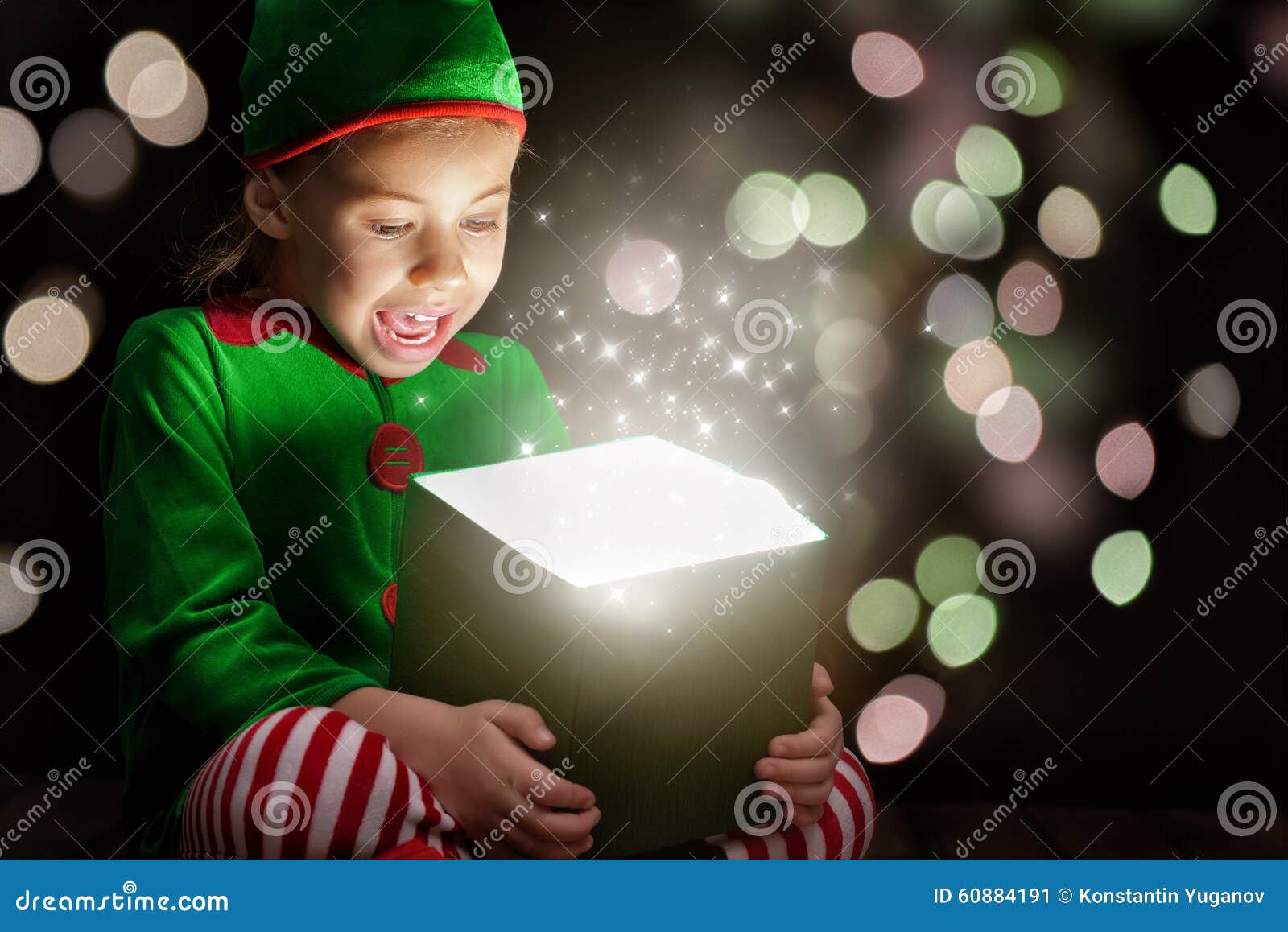 Magic box stock image. Image of happy, caucasian, holiday - 60884191
