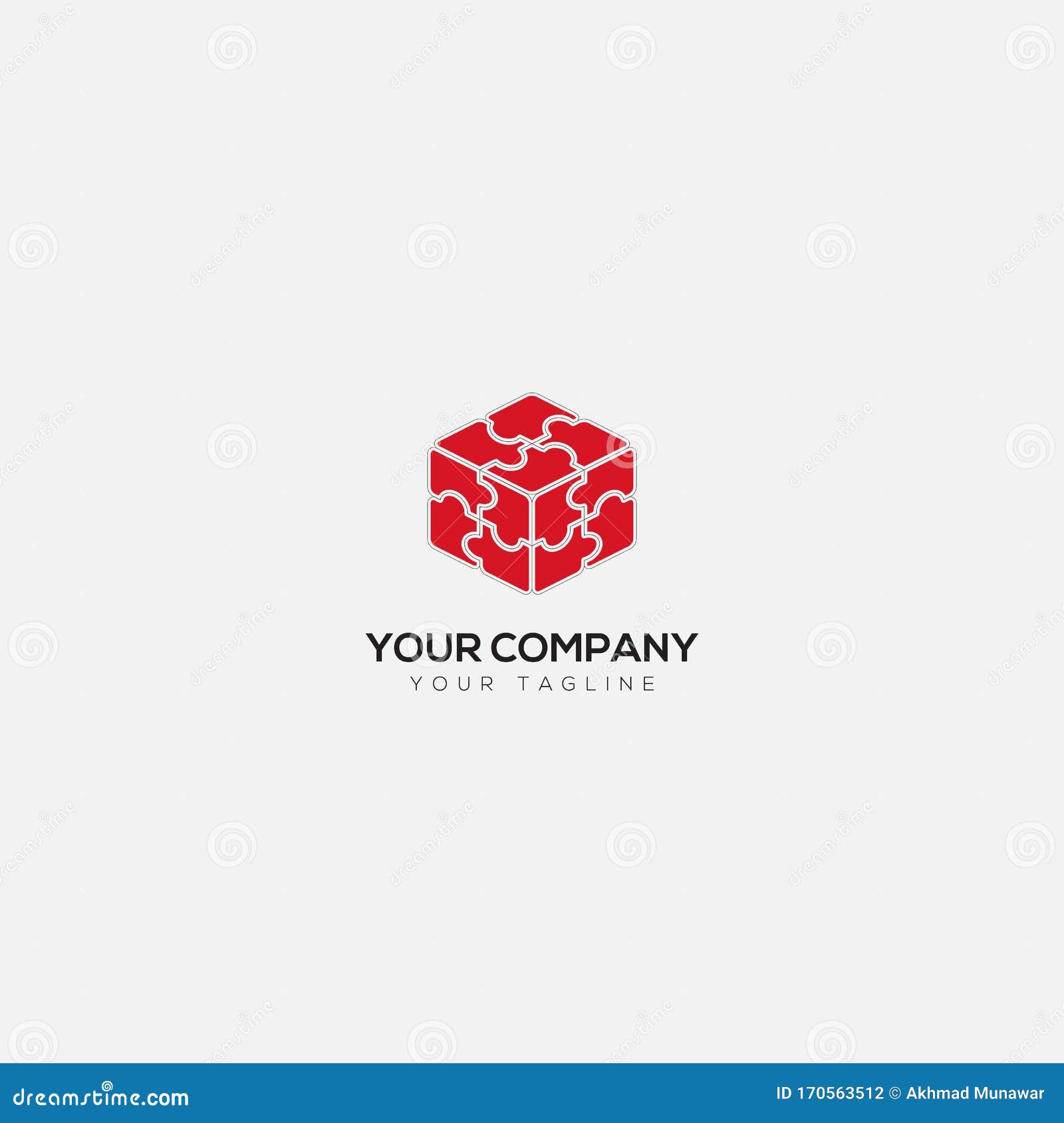 Magic Box Logo PUZZLE MAGIC Box Stock Vector - Illustration of business ...